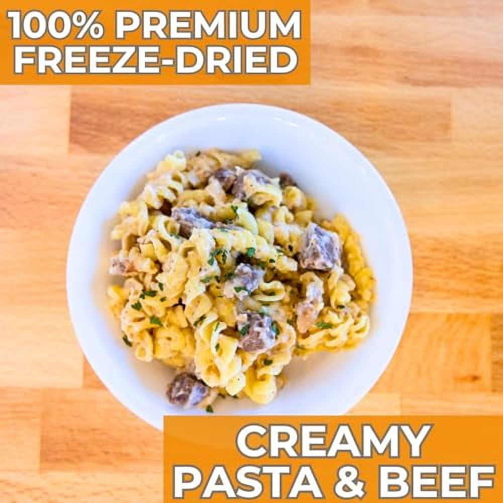 Nutristore Freeze-Dried Creamy Pasta and Beef | Emergency Survival Bulk ...