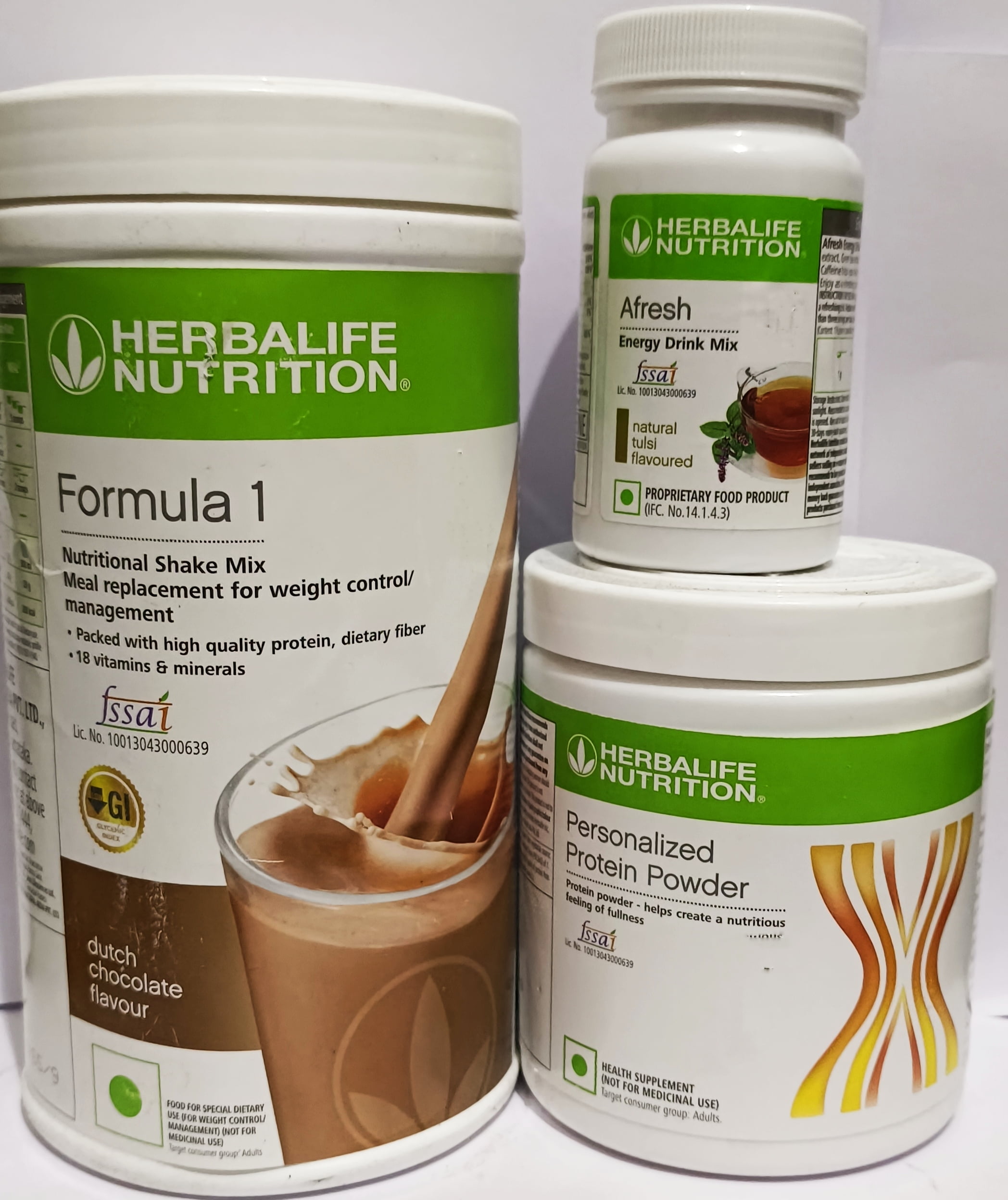 Nutrition Chocolate Flavour 500g Protine Powder 200g Tulshi Afresh 50g ...