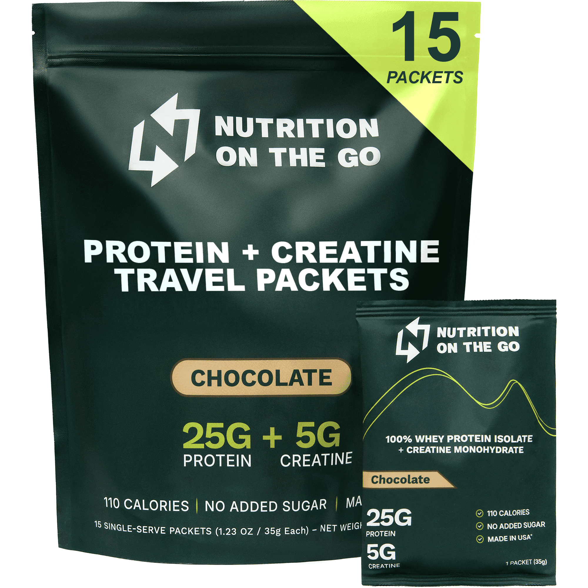 Chocolate Whey Protein powder with Creatine – 25g Protein, 5g Creatine ...