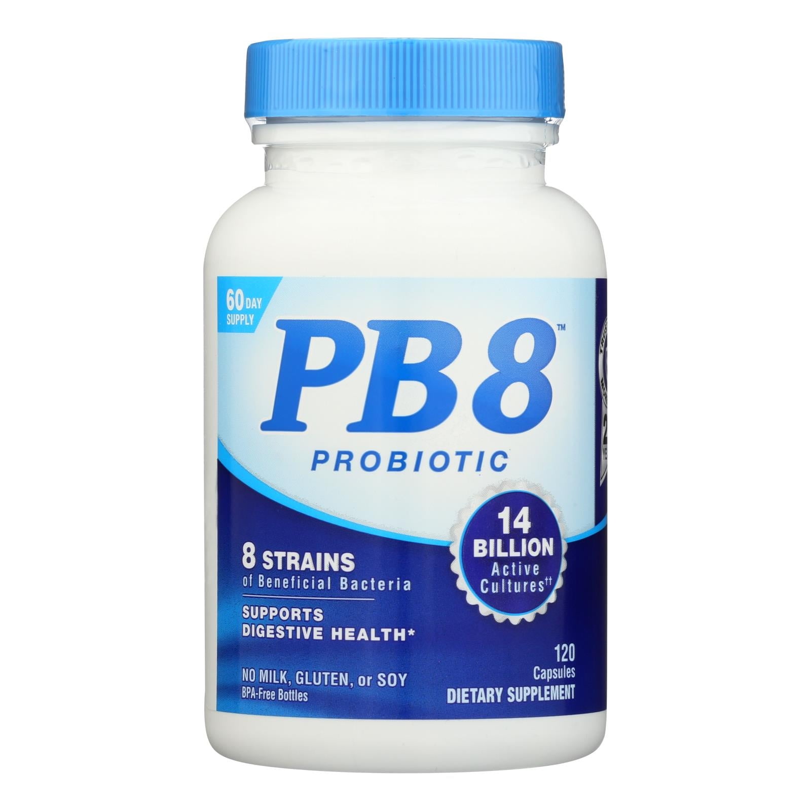 Nutrition Now Pb 8 Pro-biotic Acidophilus For Life - 120 Capsules ...