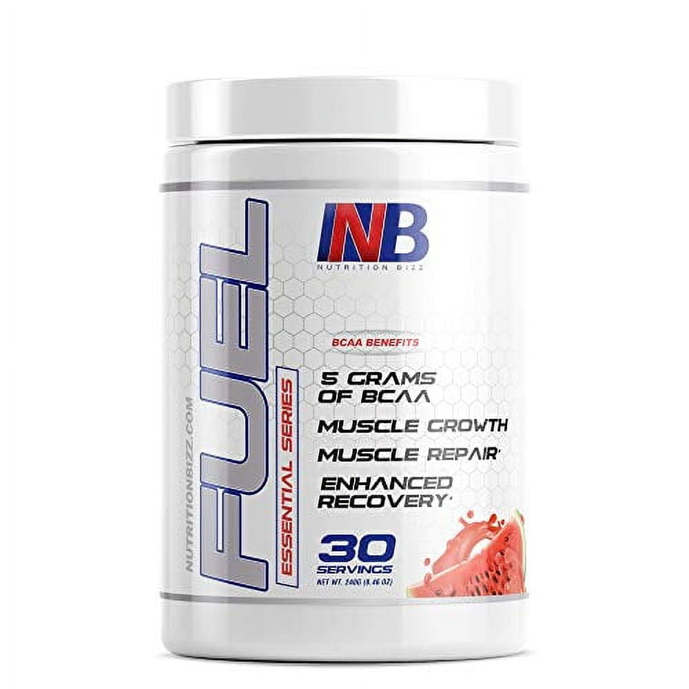 NutritionBizz Fuel 2:1:1 BCAA Powder, 5 Grams of BCAAs Amino Acids ...