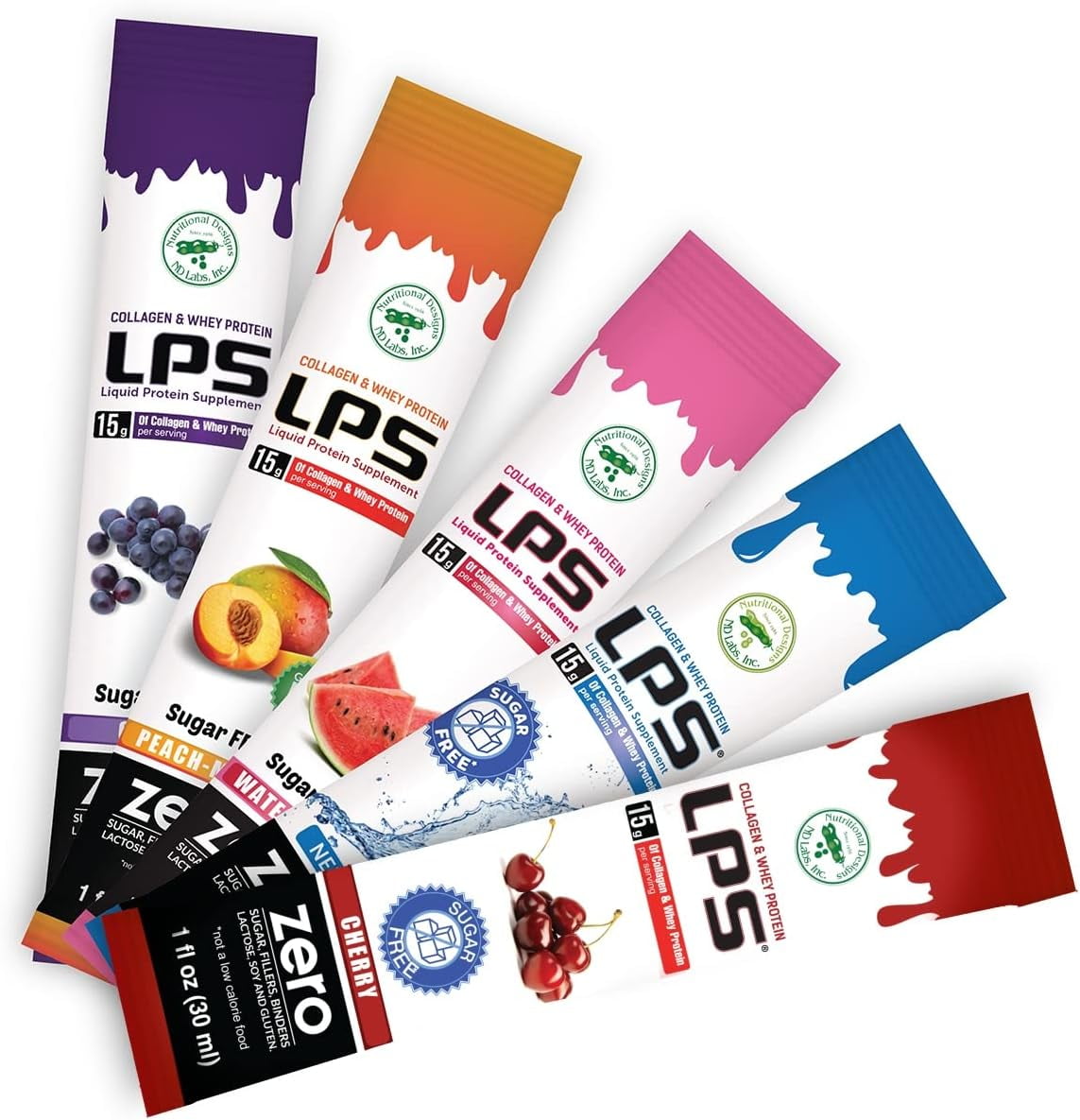 Nutritional Designs LPS Collagen & Whey Protein, Sugar Free, 1 oz ...