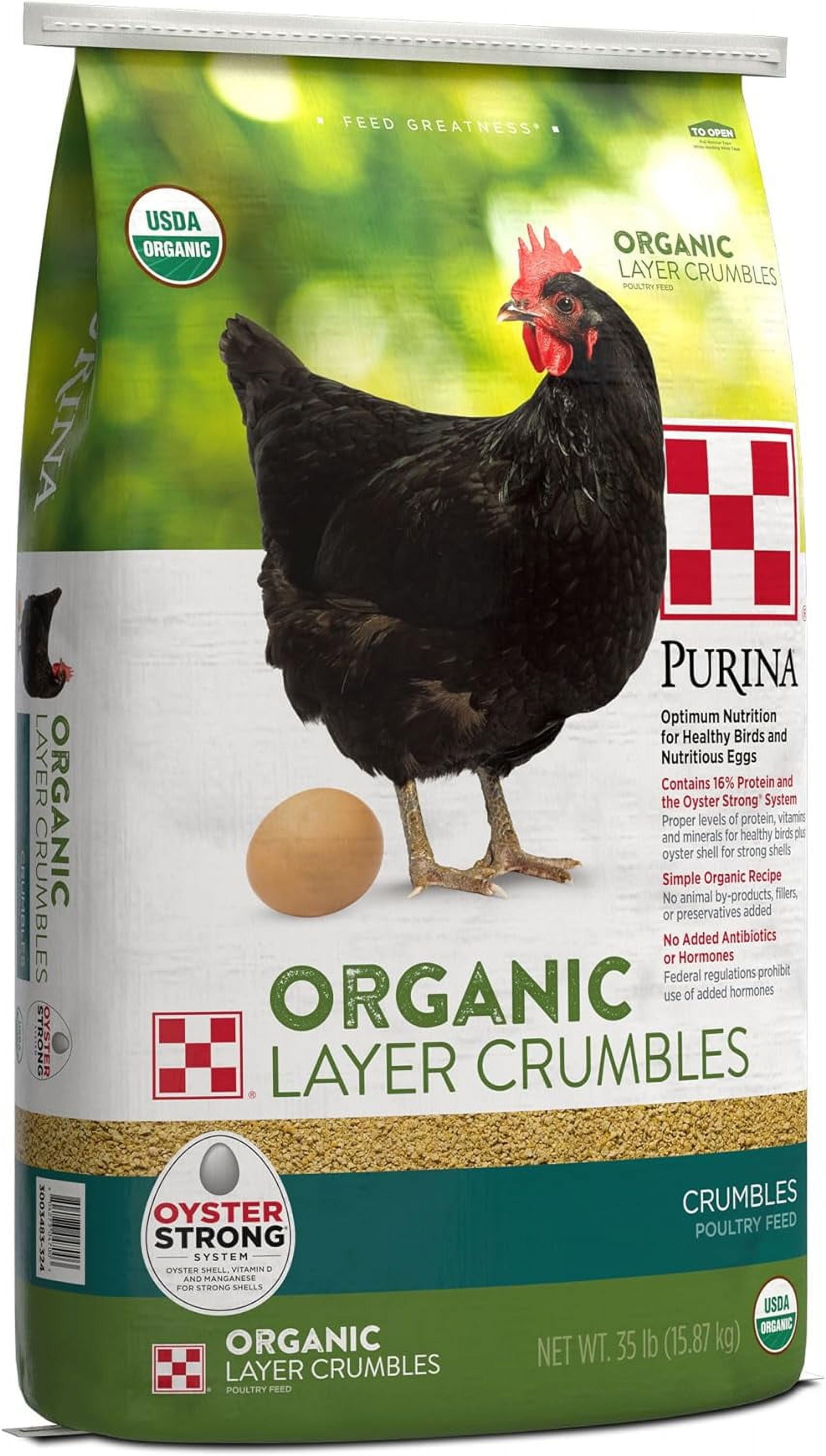 | Nutritionally Complete Non-GMO Organic Layer Hen Feed Crumbles ...
