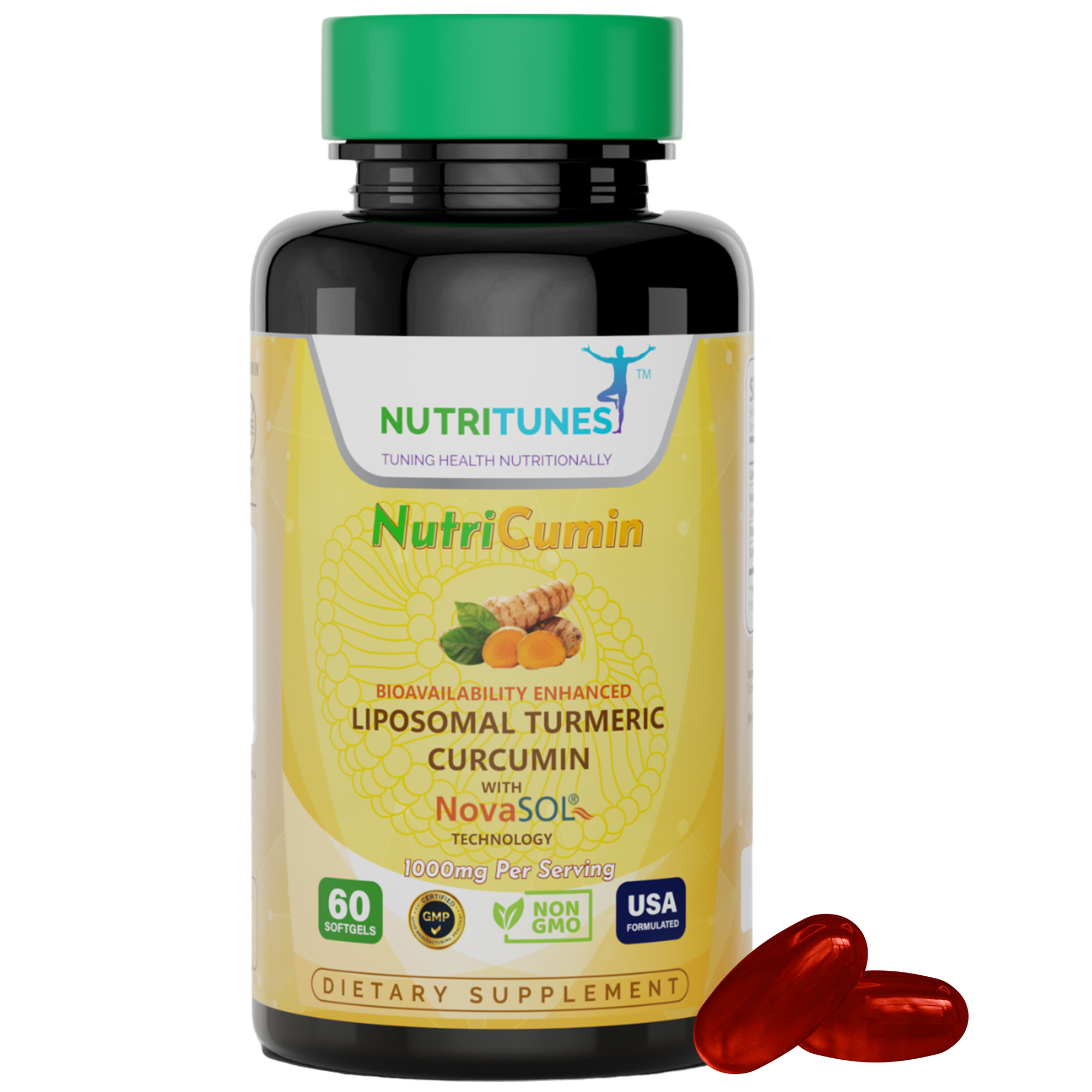 Now Curcumin from Tumeric Root Extract Softgels, 60 Ct - Walmart.com