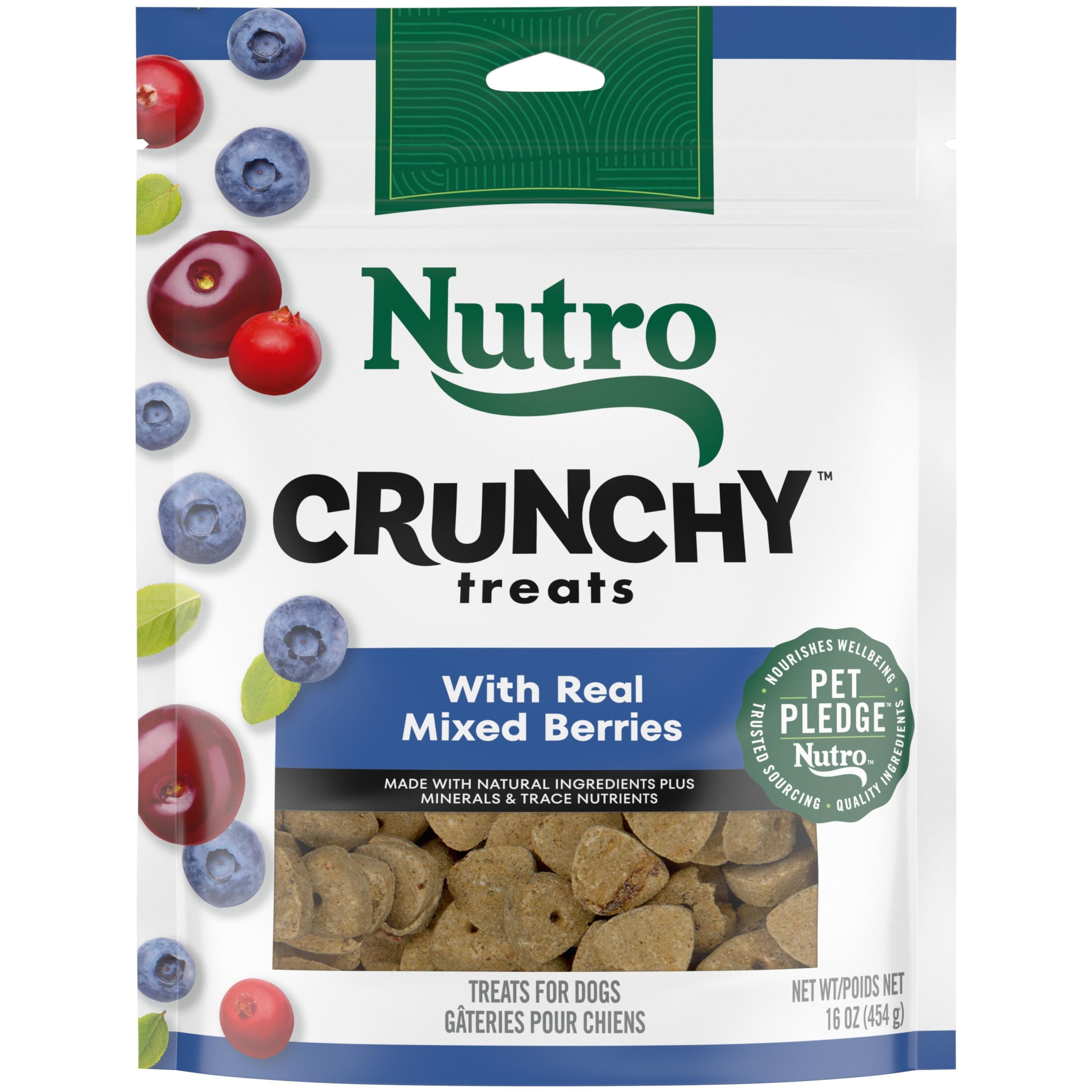 Nutro Crunchy Training Snacks, Dog Treats with Real Mixed Berries, 16 ...
