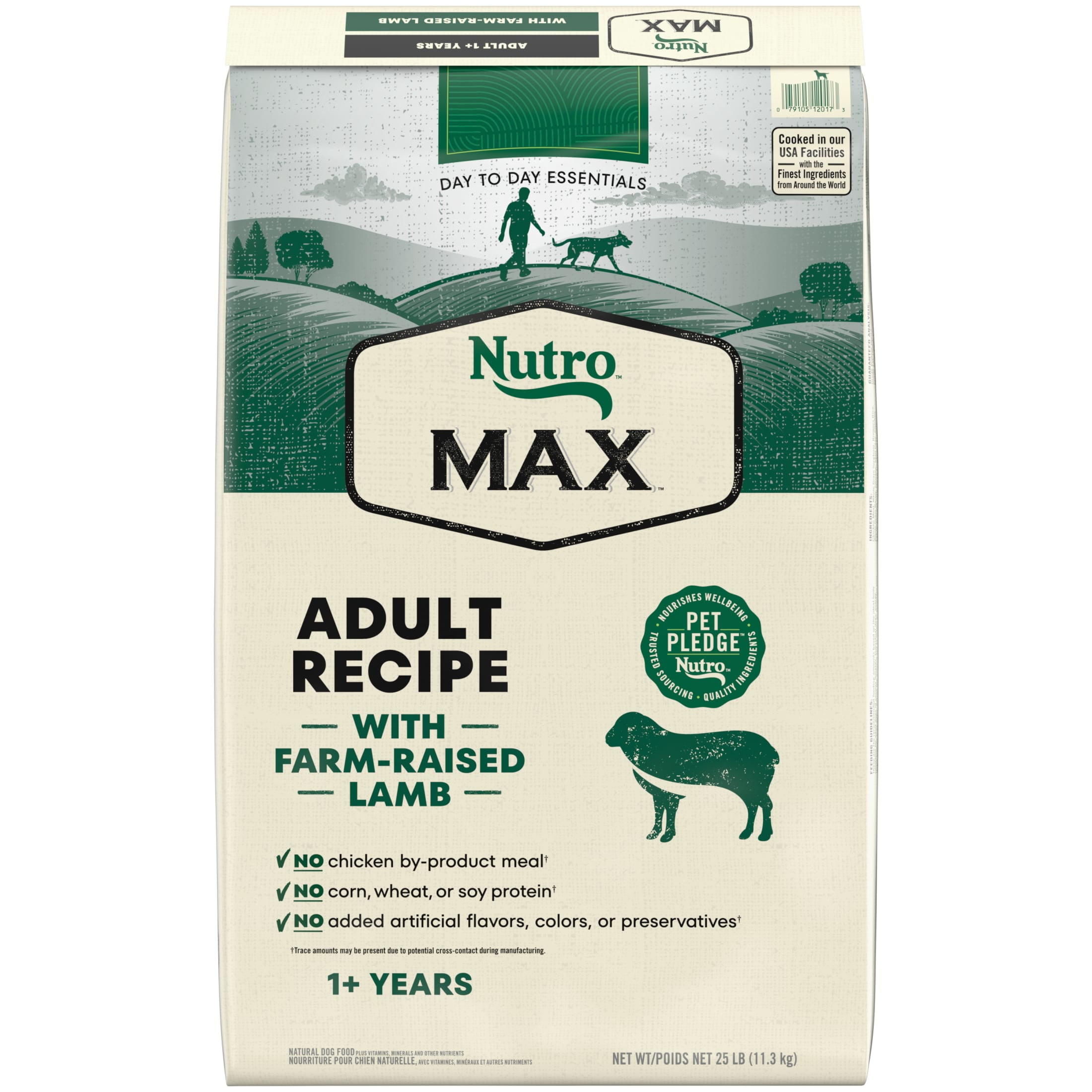 Nutro Max Adult Dry Dog Food With Lamb, 25 Lb. Bag - Walmart.com
