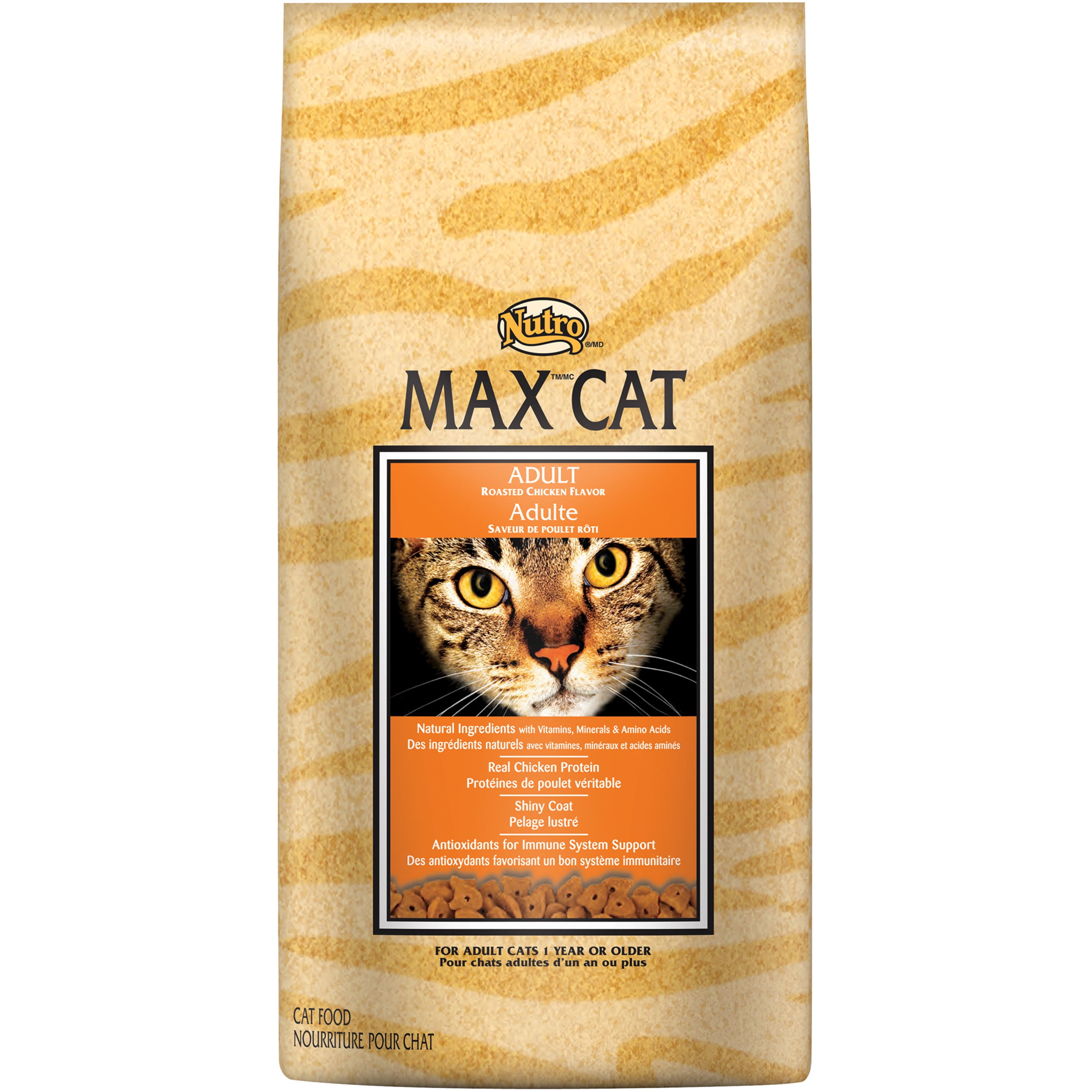 Nutro Max Adult Roasted Chicken Flavor Dry Cat Food, 6 lb - Walmart.com
