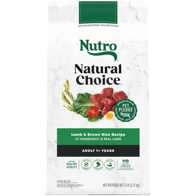 Nutro Natural Choice Adult Dry Dog Food, Lamb And Brown Rice Recipe, 5 Lbs. - Walmart.com