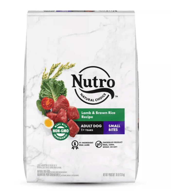 Nutro Natural Choice Adult Small Bites Lamb and Brown Rice Recipe Dry ...