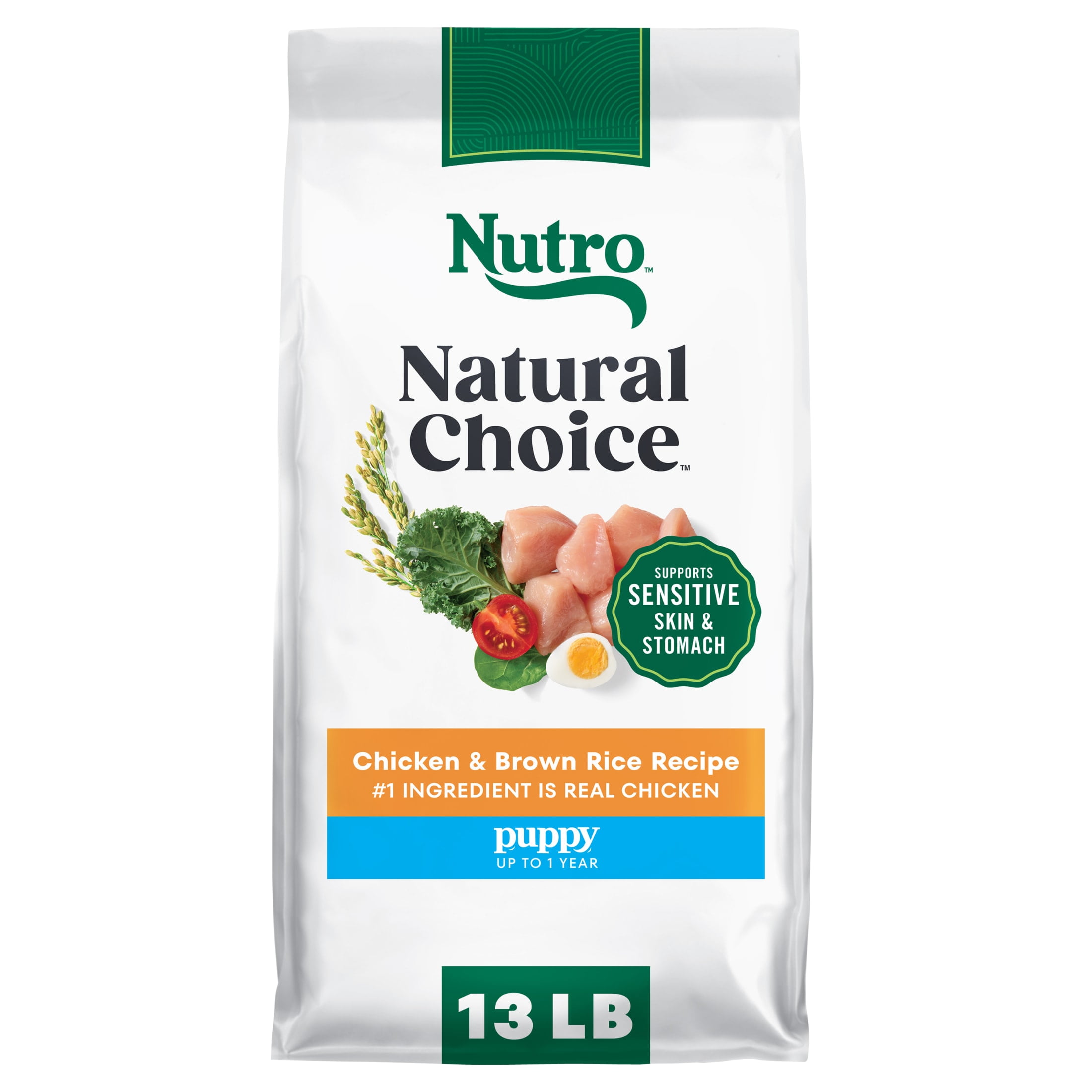 Nutro Natural Choice Puppy Dry Dog Food, Chicken and Brown Rice Recipe ...