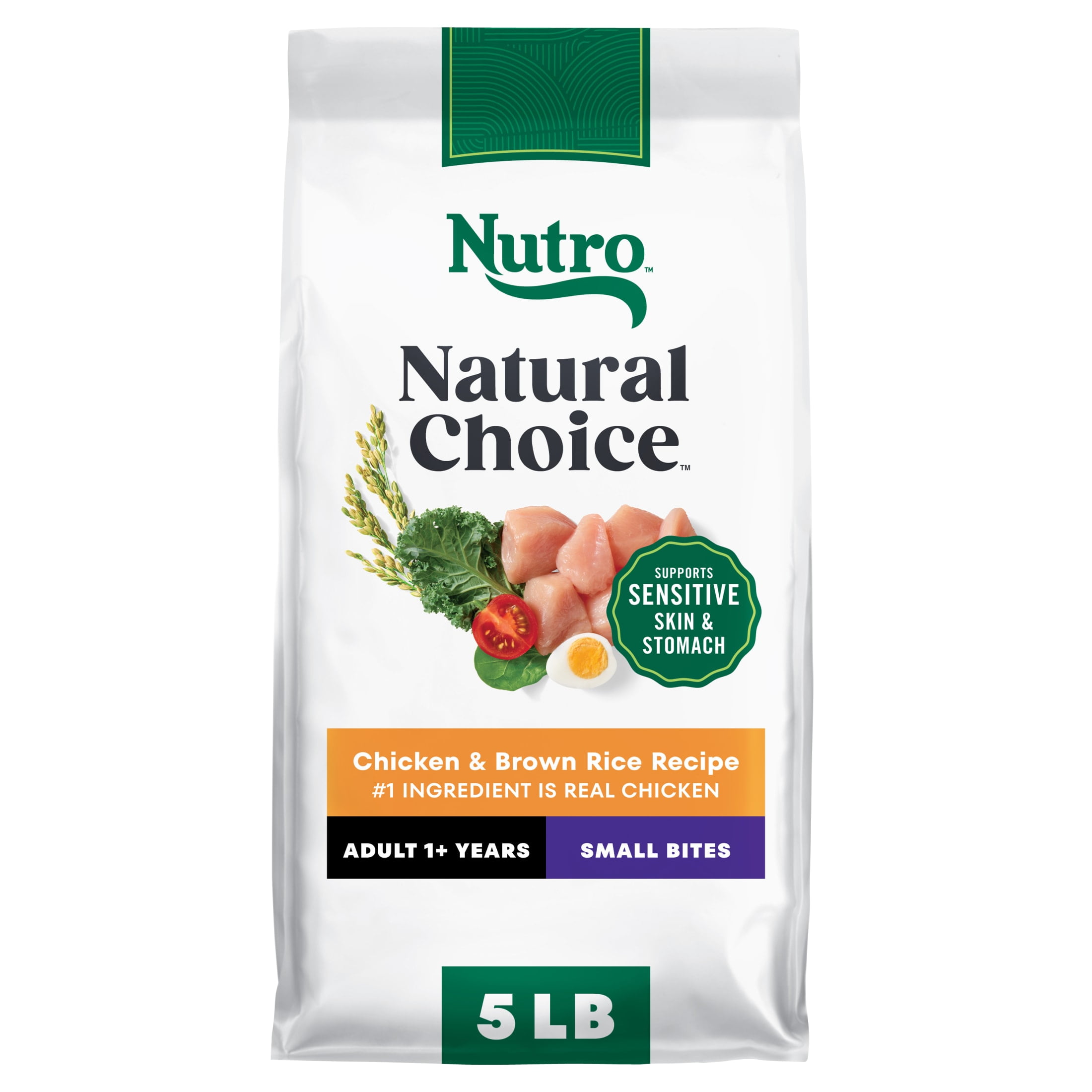 Nutro Natural Choice Adult Small Bites Dog Food Recipe Chicken & Brown ...