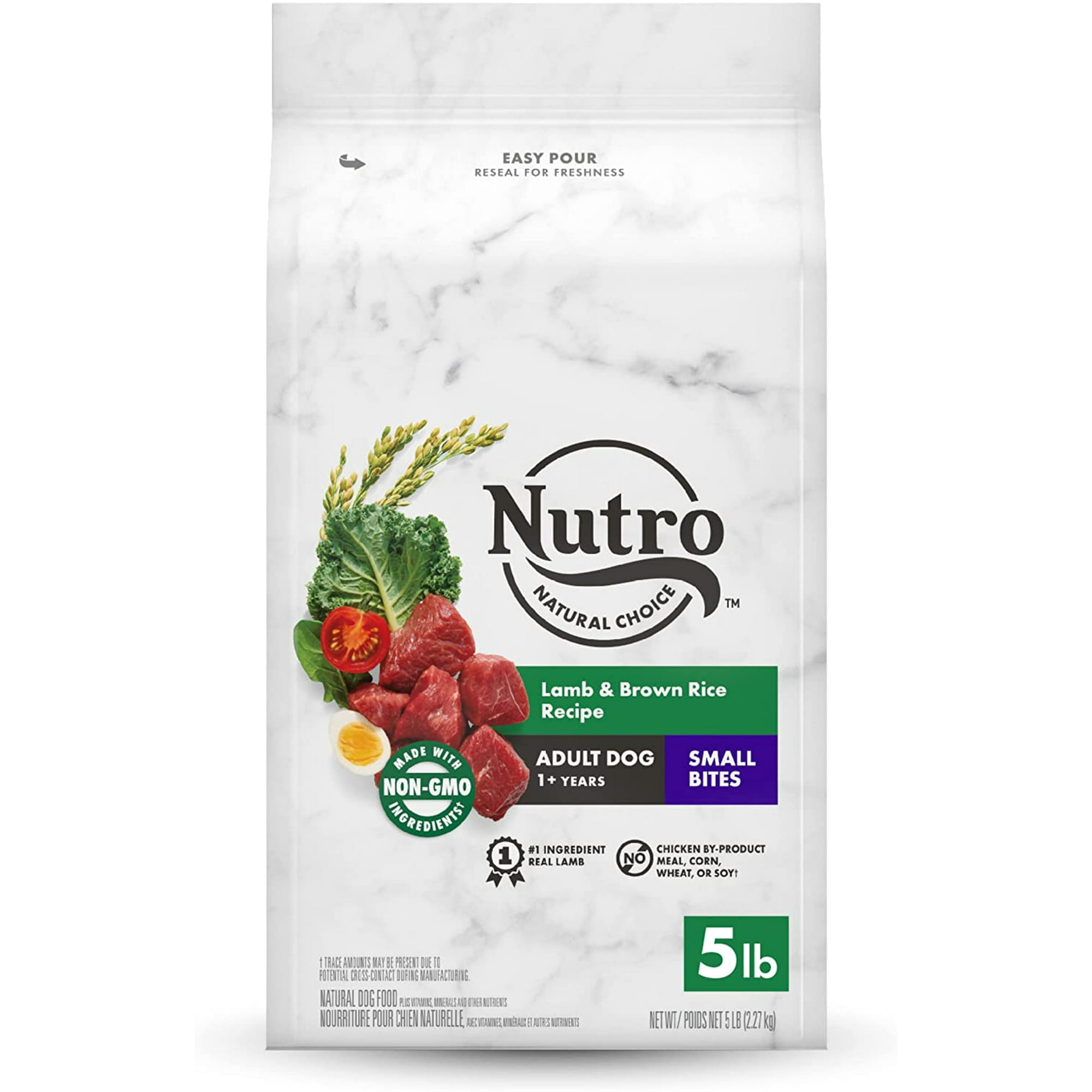 Nutro Natural Choice Small Bites Adult Dry Dog Food, Lamb & Chicken ...