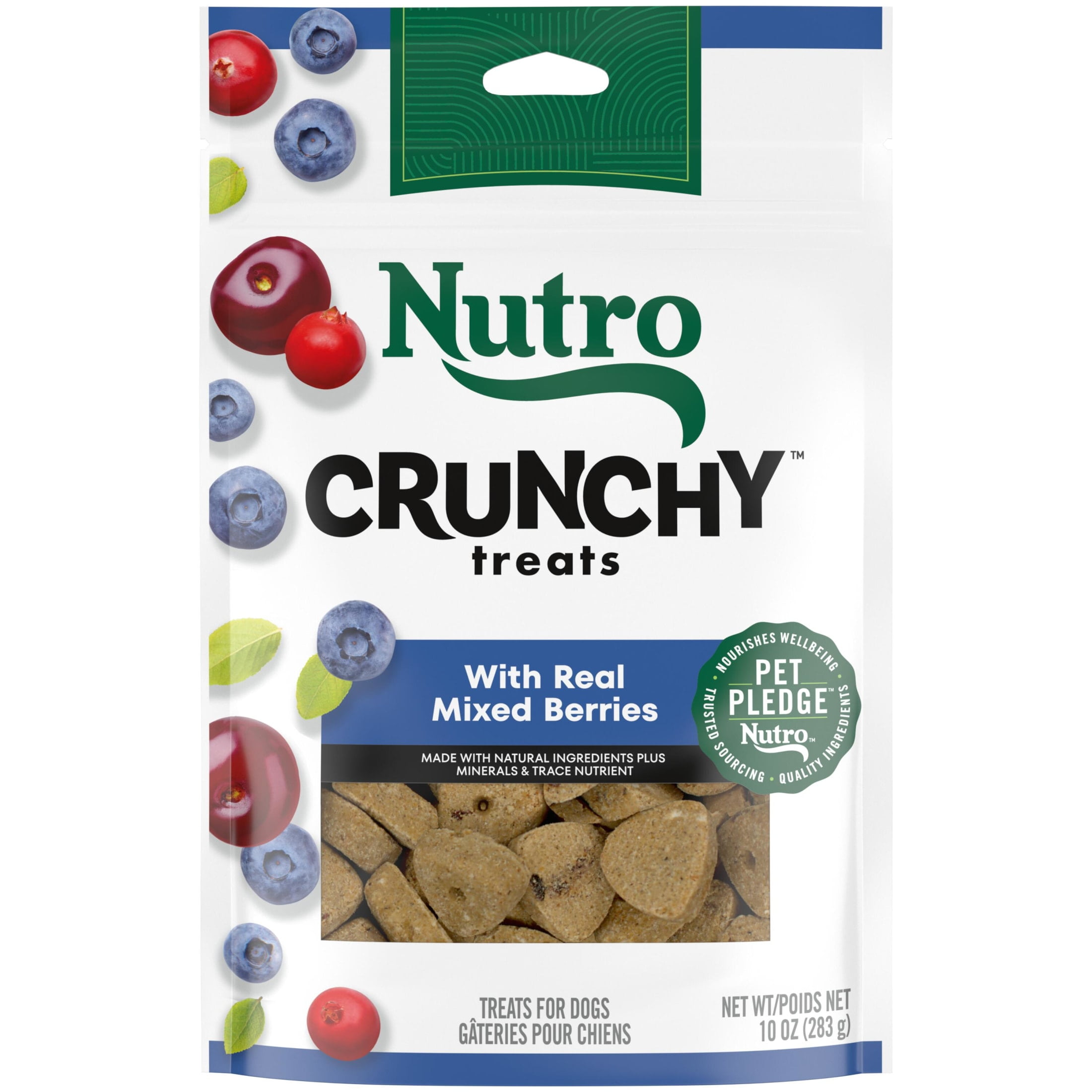 Nutro Crunchy Training Snacks, Dog Treats With Real Mixed Berries, 10 ...