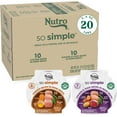 Nutro So Simple Meal Complement Wet Dog Food Chicken and Chicken & Duck ...