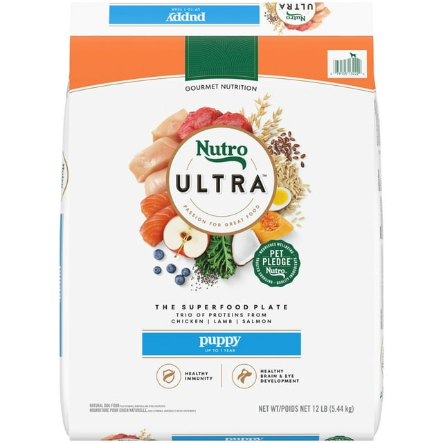 Nutro Ultra High Protein Dry Puppy Food, Trio Of Proteins From Chicken ...