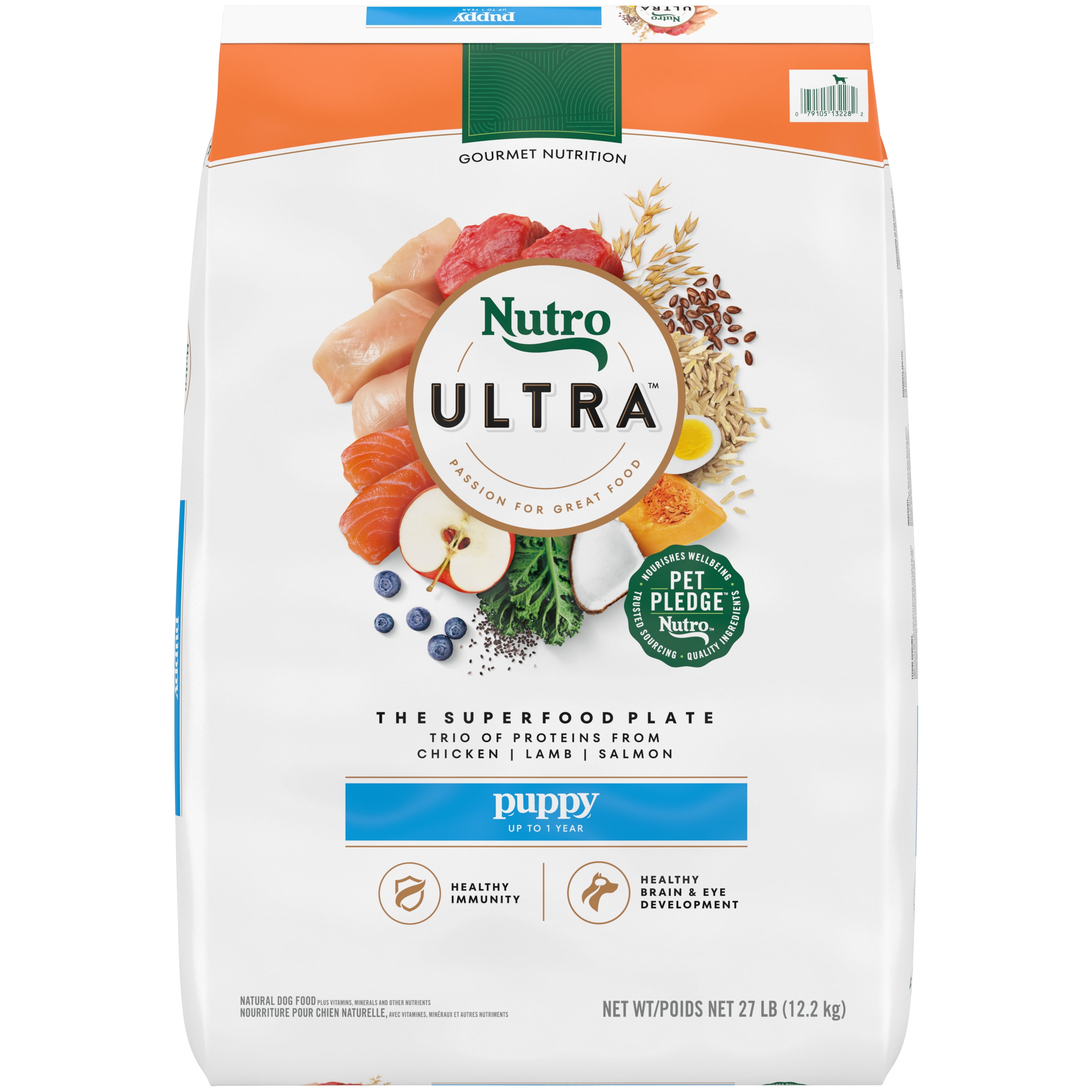 Nutro Ultra High Protein Dry Puppy Food, Trio Of Proteins From Chicken ...