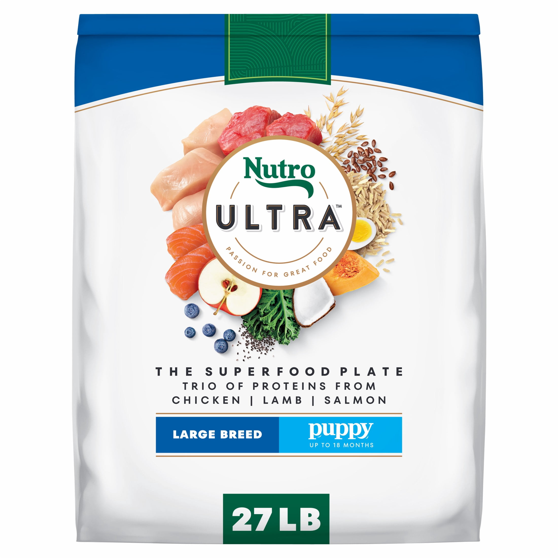 Nutro Ultra Large Breed Puppy Dry Dog Food, Chicken, Lamb And Salmon ...