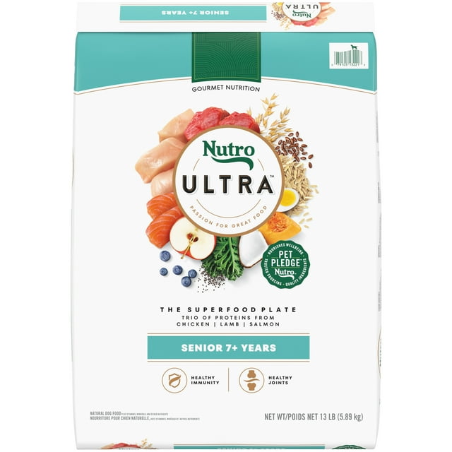 Nutro Ultra Senior Dry Dog Food With A Trio Of Proteins From Chicken ...
