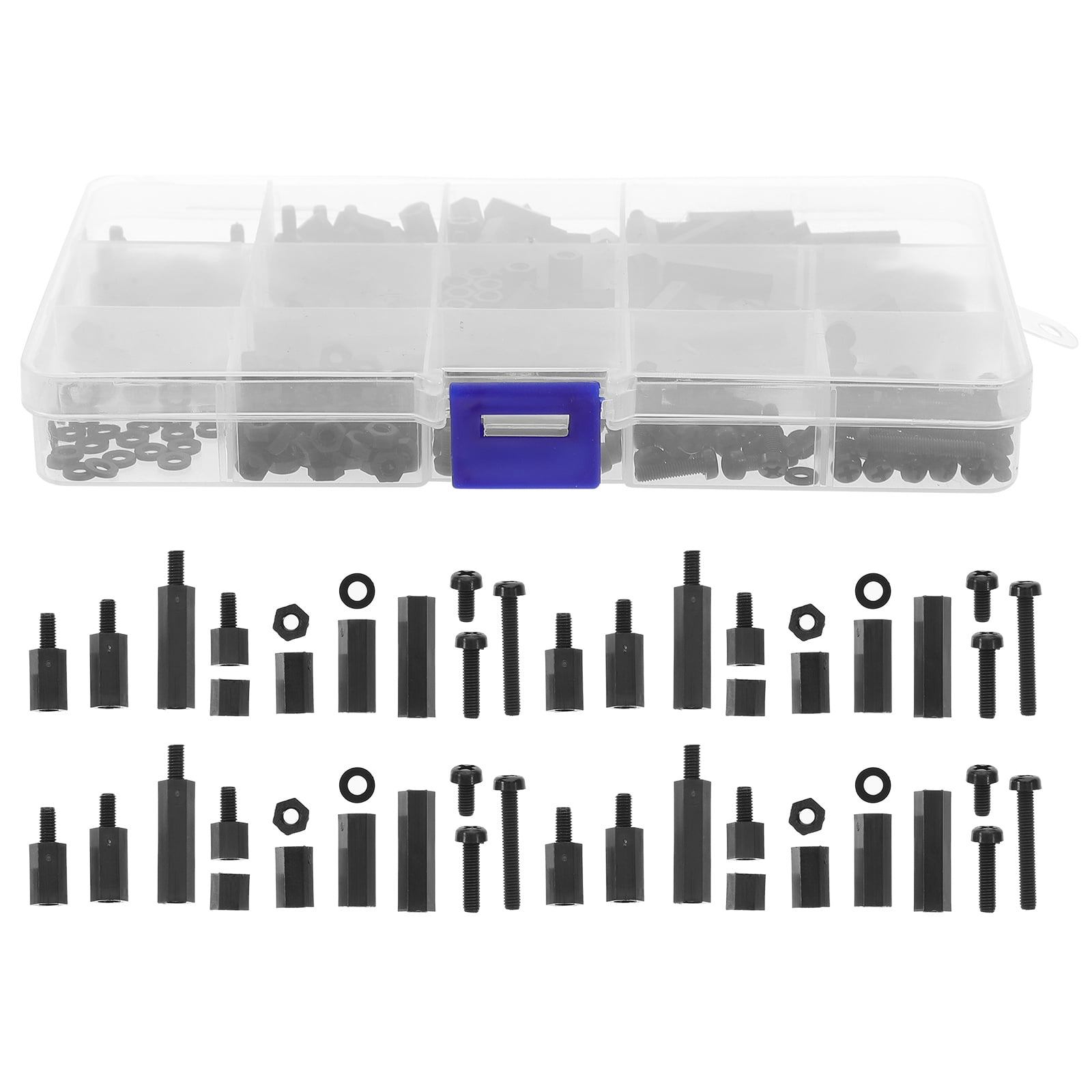 ifundom nut and bolt kit Screw and Nut Kit Nylon Black for Electronic ...