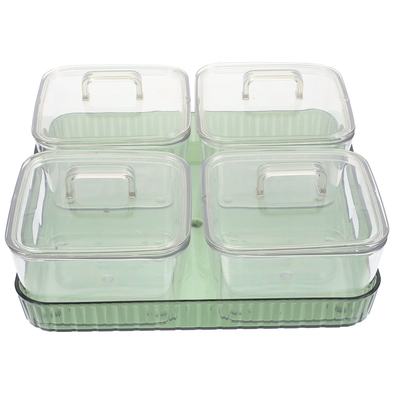 NIAIZEK Snack Storage Box with Divided Compartments, Multi-Section ...