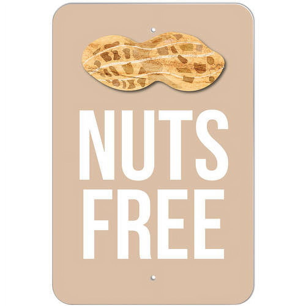 Nuts Free Sign - Walmart.com