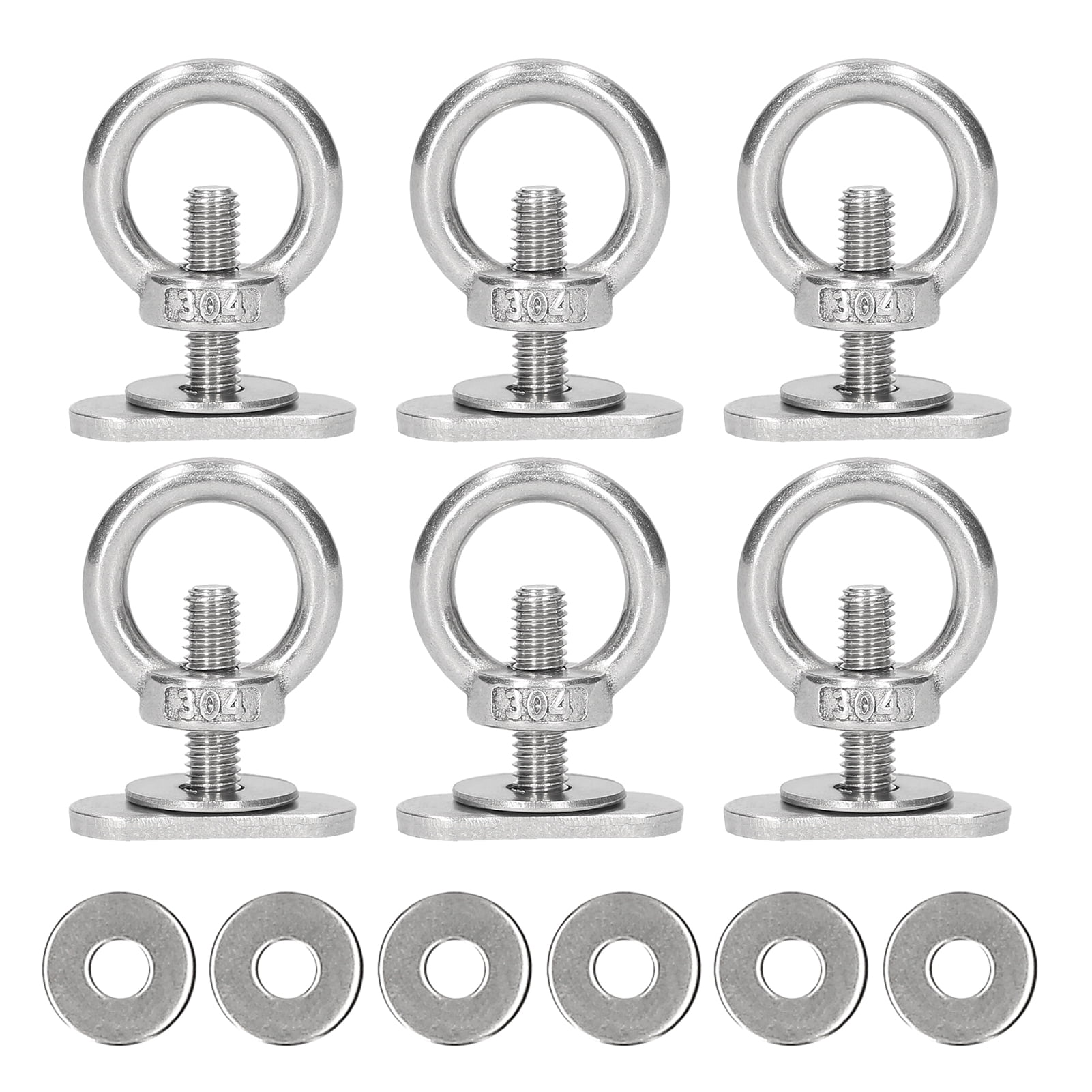 Nuts Kayak Rail Track Mount Tie Down Eyelet Track Rail Adapter For ...