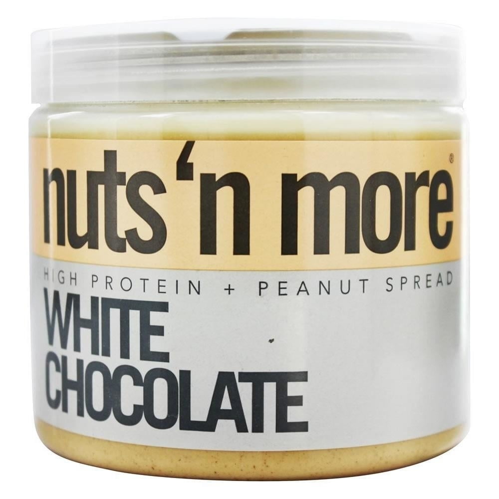 Nuts 'N More White Chocolate Peanut Butter Spread 16oz High Protein ...