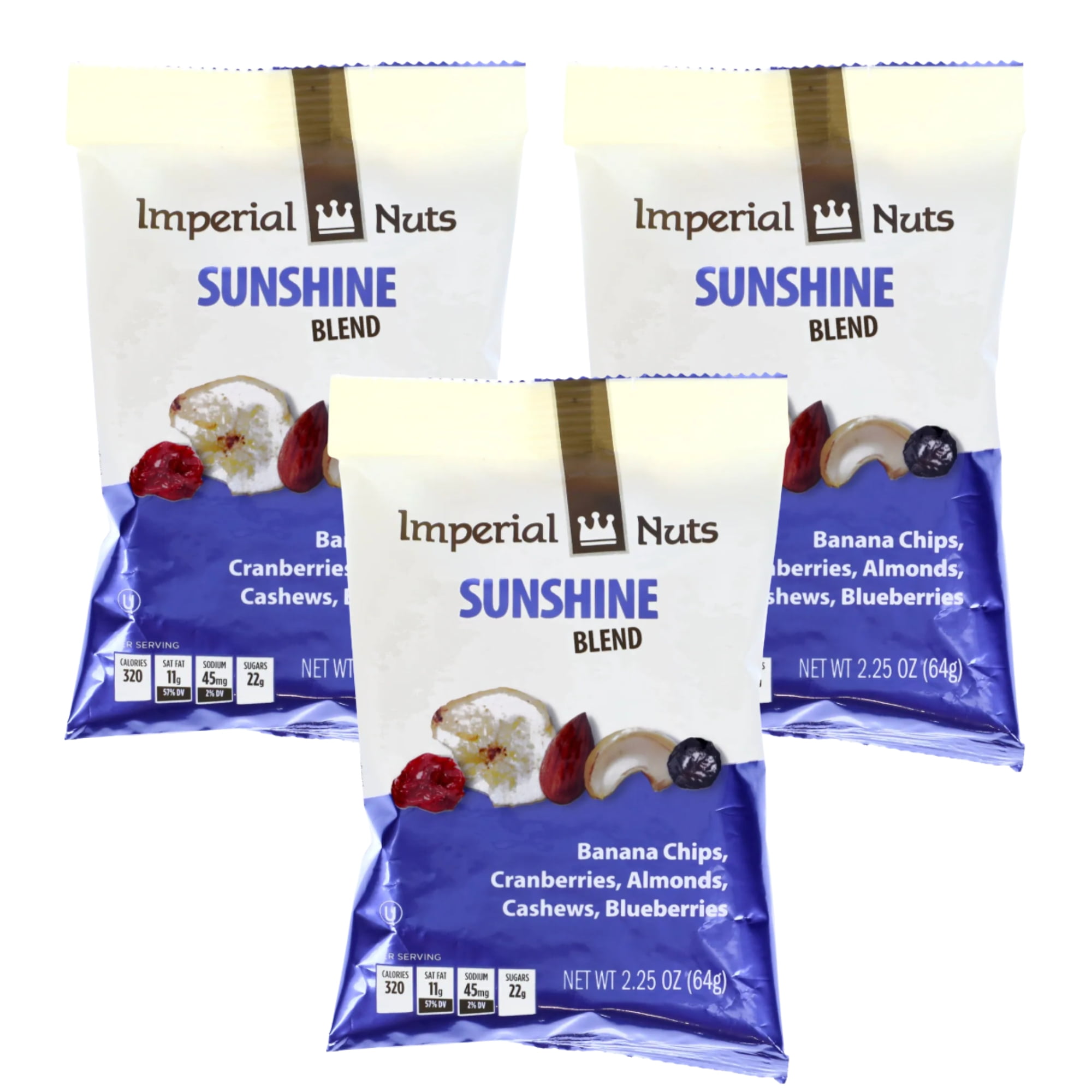 LBB Nuts Snack Packs Mixed Nuts, Seeds, Dried Fruit, Sunshine Blend, 2 ...