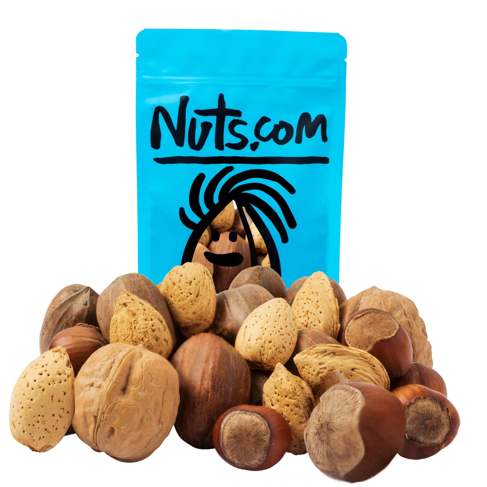 Nuts.com Mixed Nuts in DEF29 Shell, No Brazil Nuts - 1 lb Bag, Natural ...