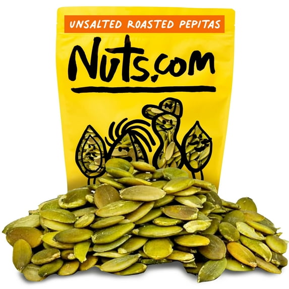 Nuts.com - Roasted Pepitas IEF31 - 2 Lb Bag, Unsalted No Shell Pumpkin ...