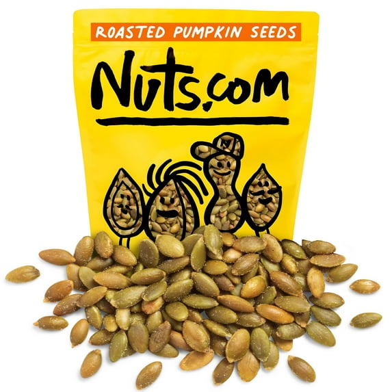 Nuts.com - Roasted Pumpkin GGA1 Seeds - 2 Lb Bag, Pumpkin Seeds ...