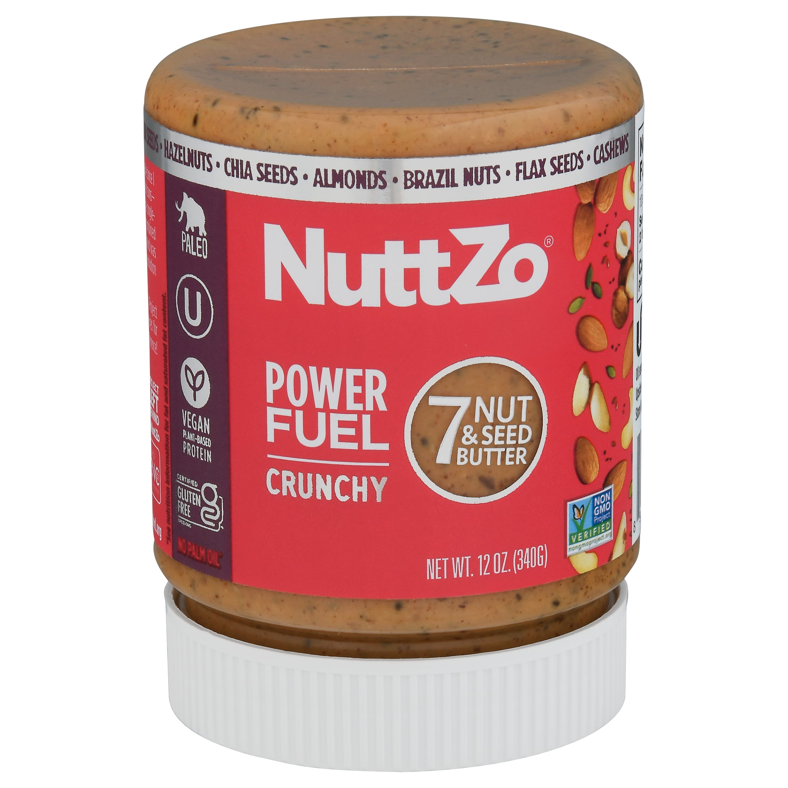 NuttZo Power Fuel Crunchy Nut Butter 12 oz (Pack Of 6) - Walmart.com