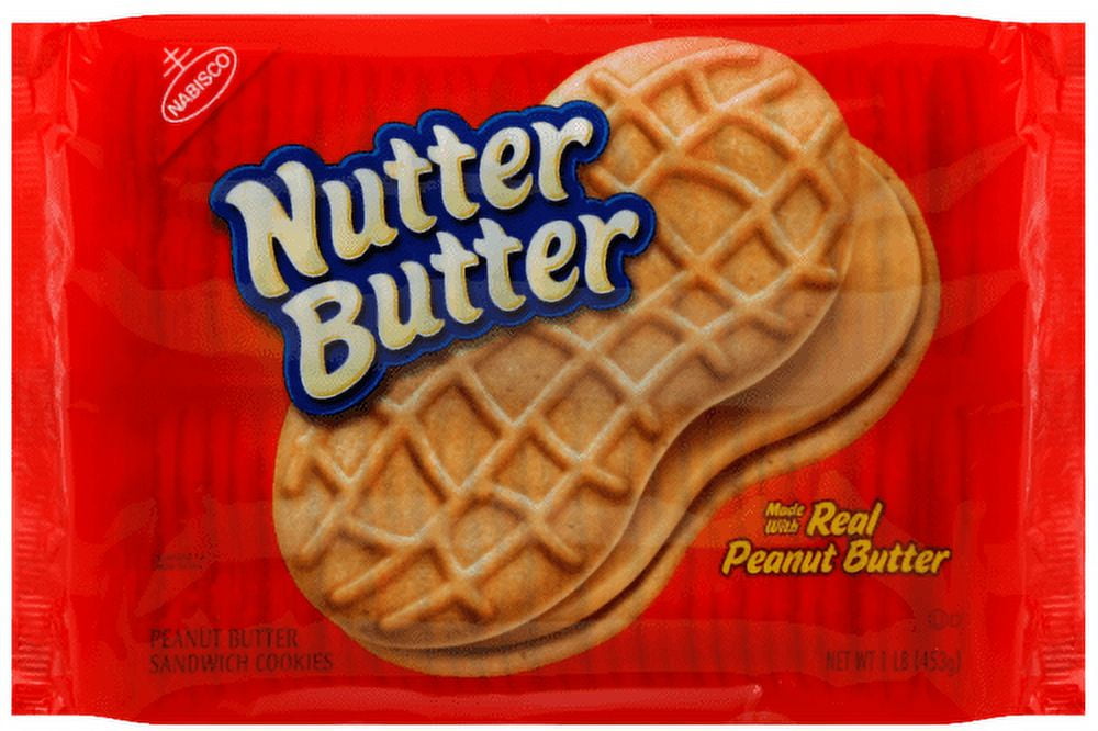 Nabisco Nutter Butter Peanut Butter Sandwich Cookies - Family Size ...