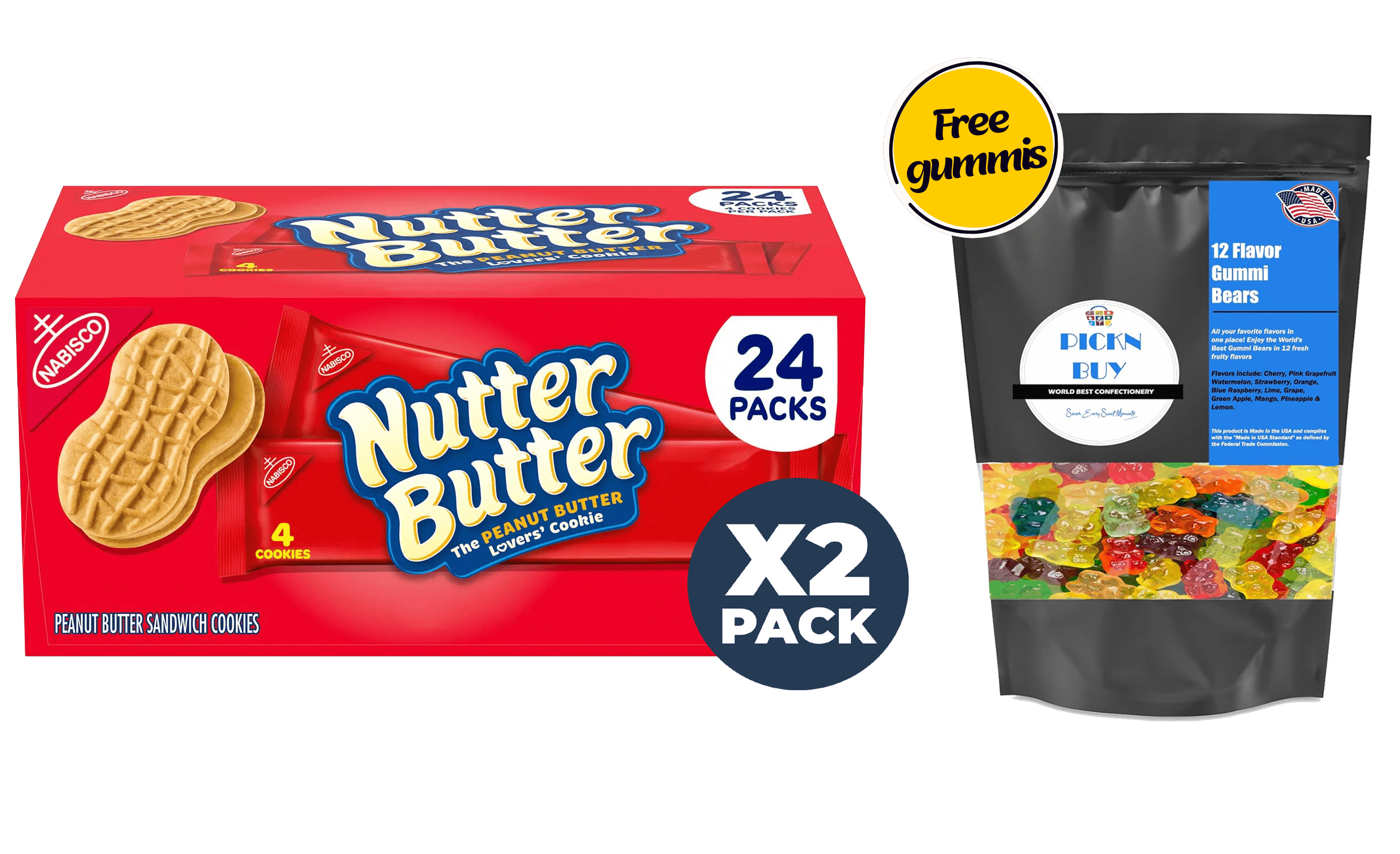Nutter Butter Peanut Butter Sandwich Cookies. - Walmart.com