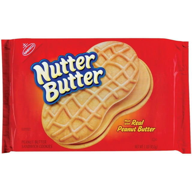 Nutter Butter Sandwich Cookies, 16 Ounces, 12 Packs Per Case - Walmart.com