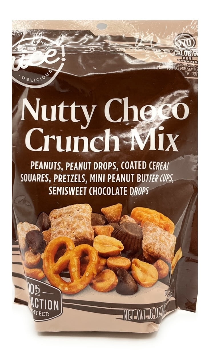Nutty Choco Trail Mix, Peanuts, Coated Cereal, Squares, Pretzels ...