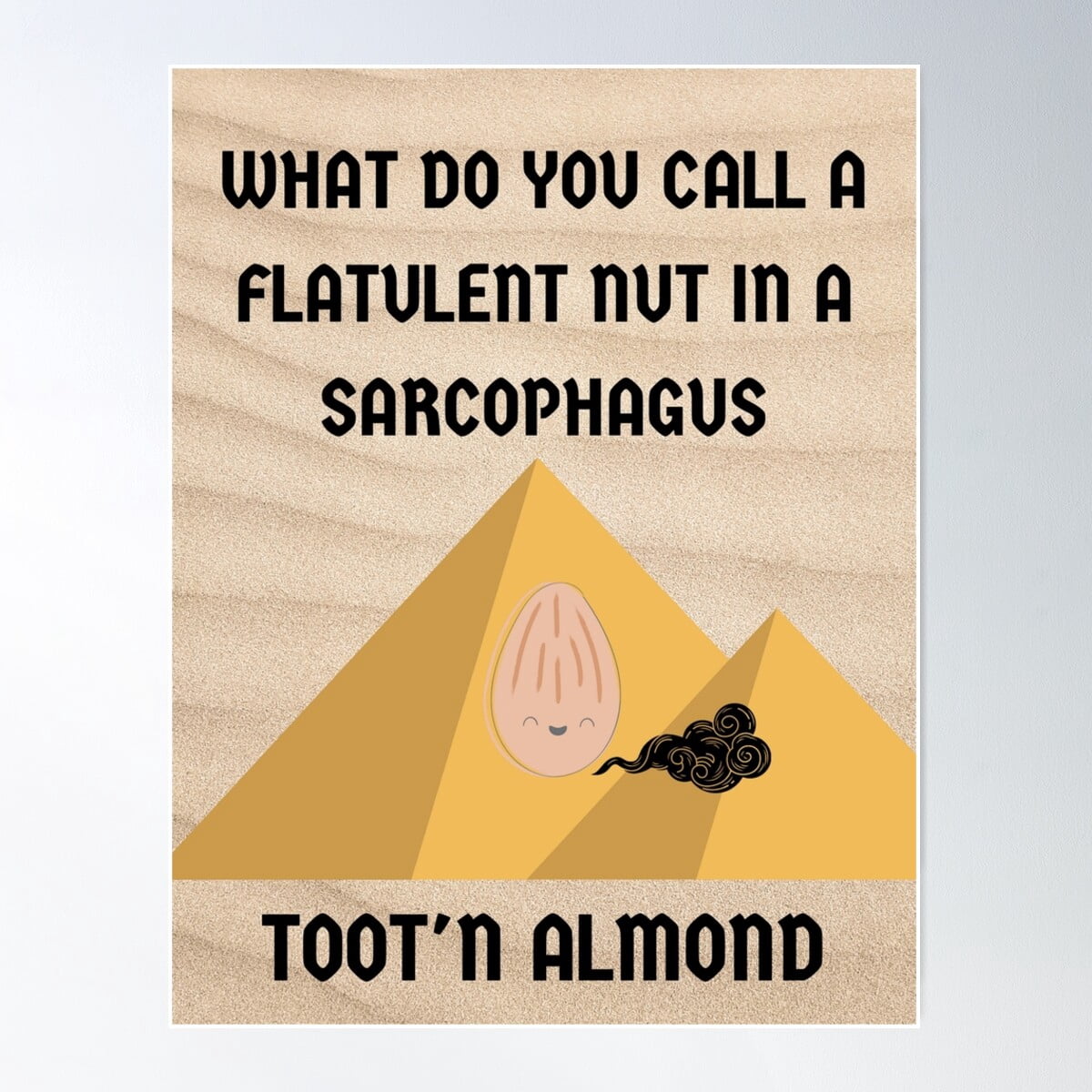 Nutty Fart Joke. Poster Wall Art, Modern Wall Decor For Living Room ...