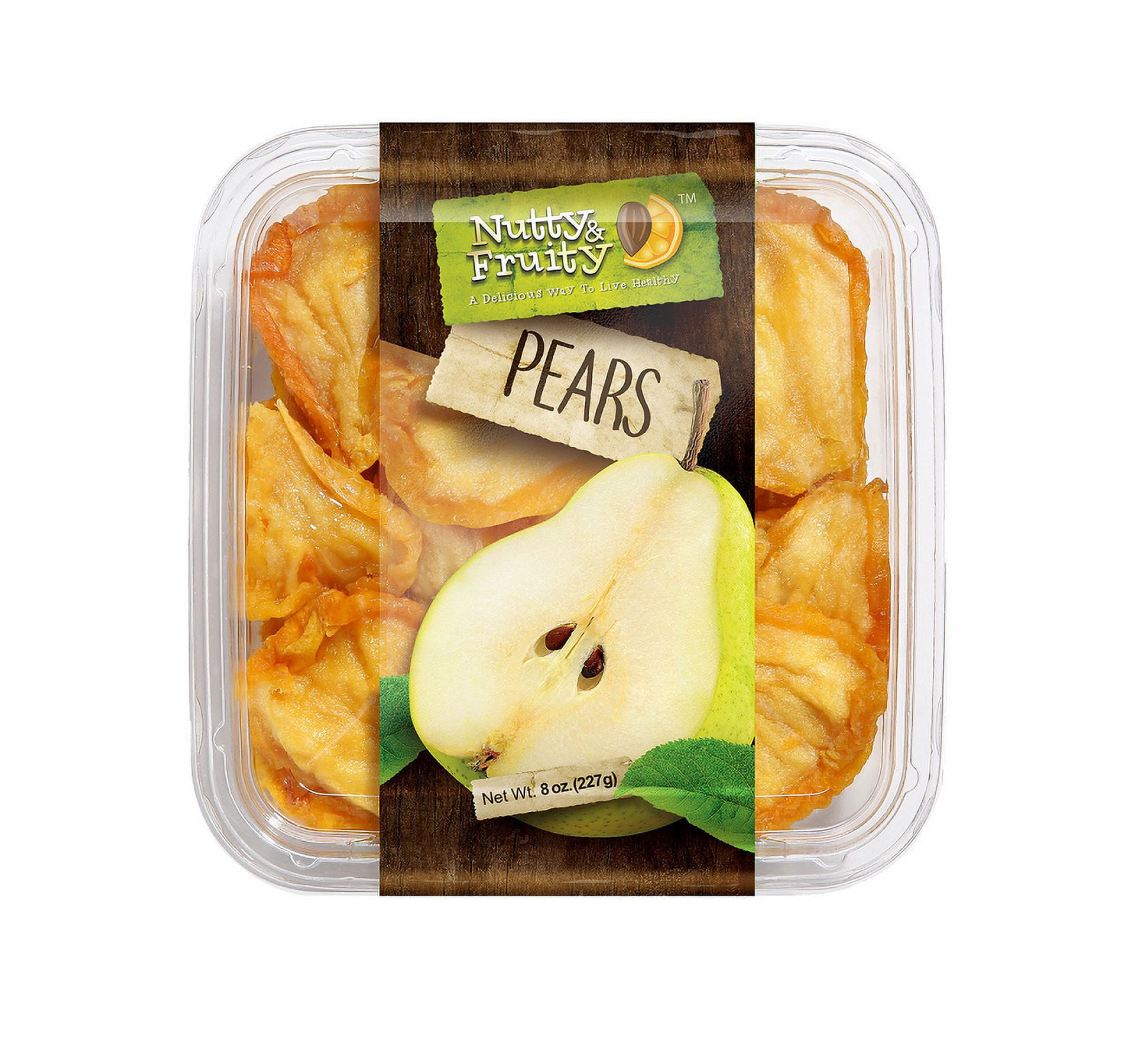 Nutty & Fruity Dried Pear Slices, 2-Pack 8 oz. (227g) Tubs - Walmart.com