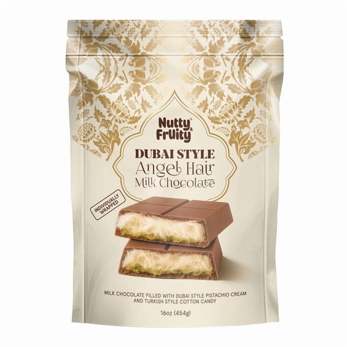 Nutty & Fruity Dubai Angel Hair Milk Chocolate, 16 oz - Walmart.com