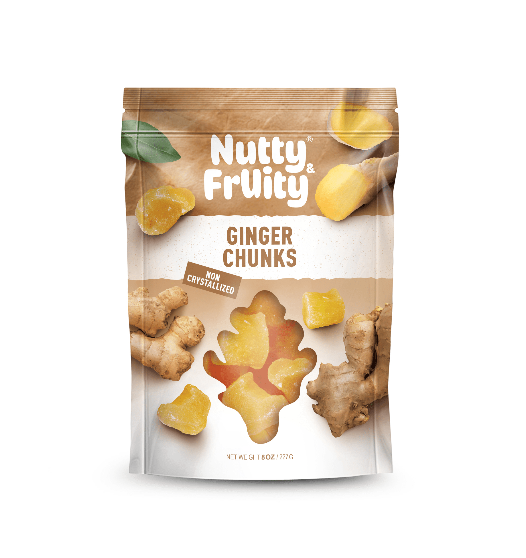 Nutty & Fruity Ginger Chunks, Non-Crystallized, Antioxidant-Rich ...