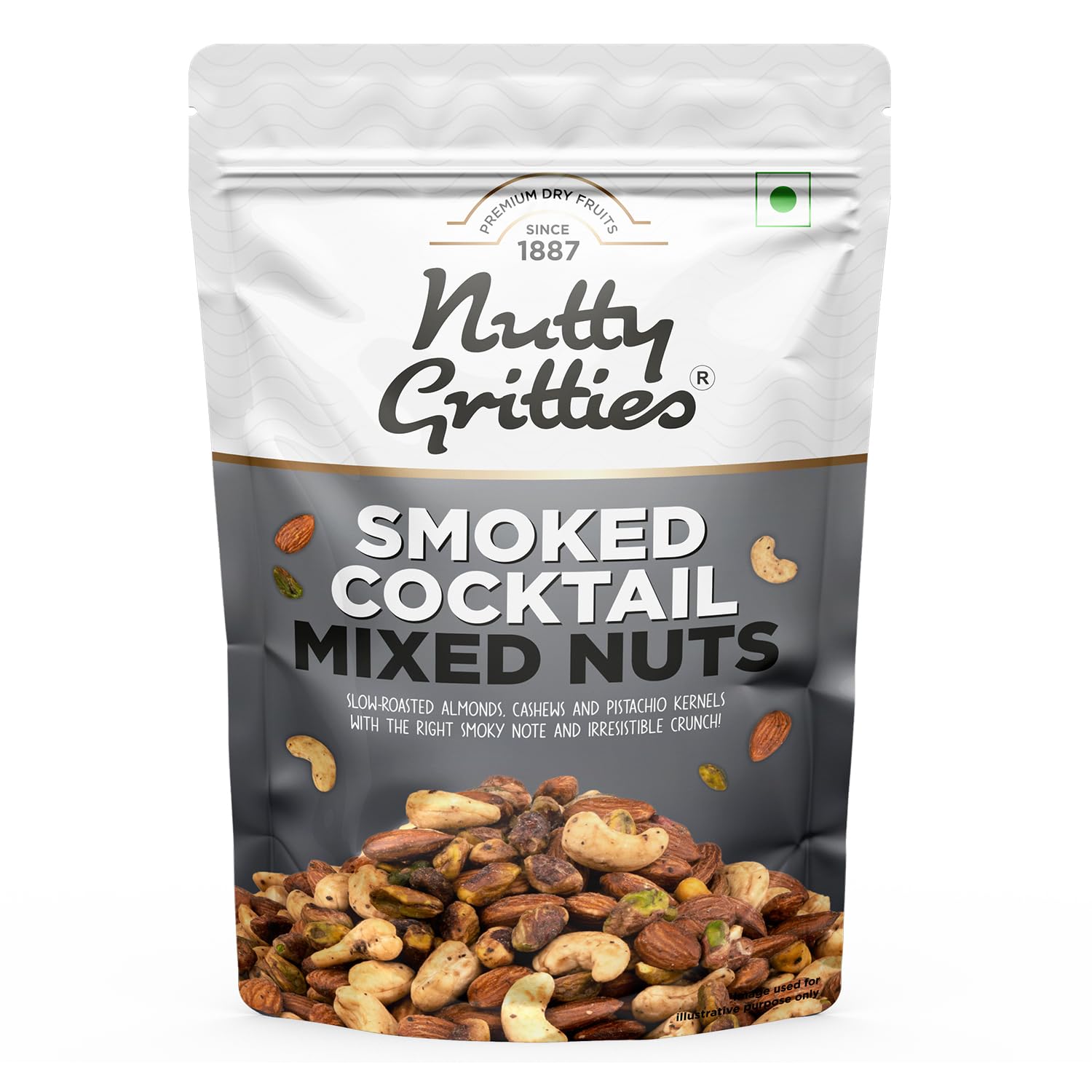 Nutty Gritties Premium Smoked Cocktail 200G - Roasted And Smoked ...