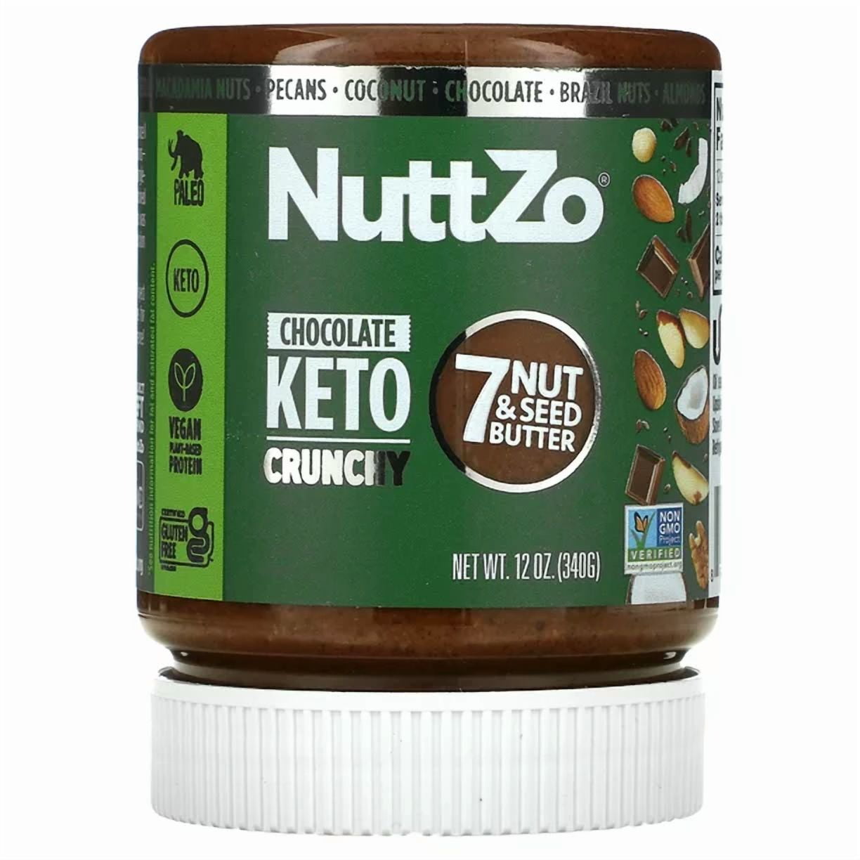 Nuttzo - Sprd Chocolate Crnchy Keto Natural - Case Of 6-12 Oz - Walmart.com