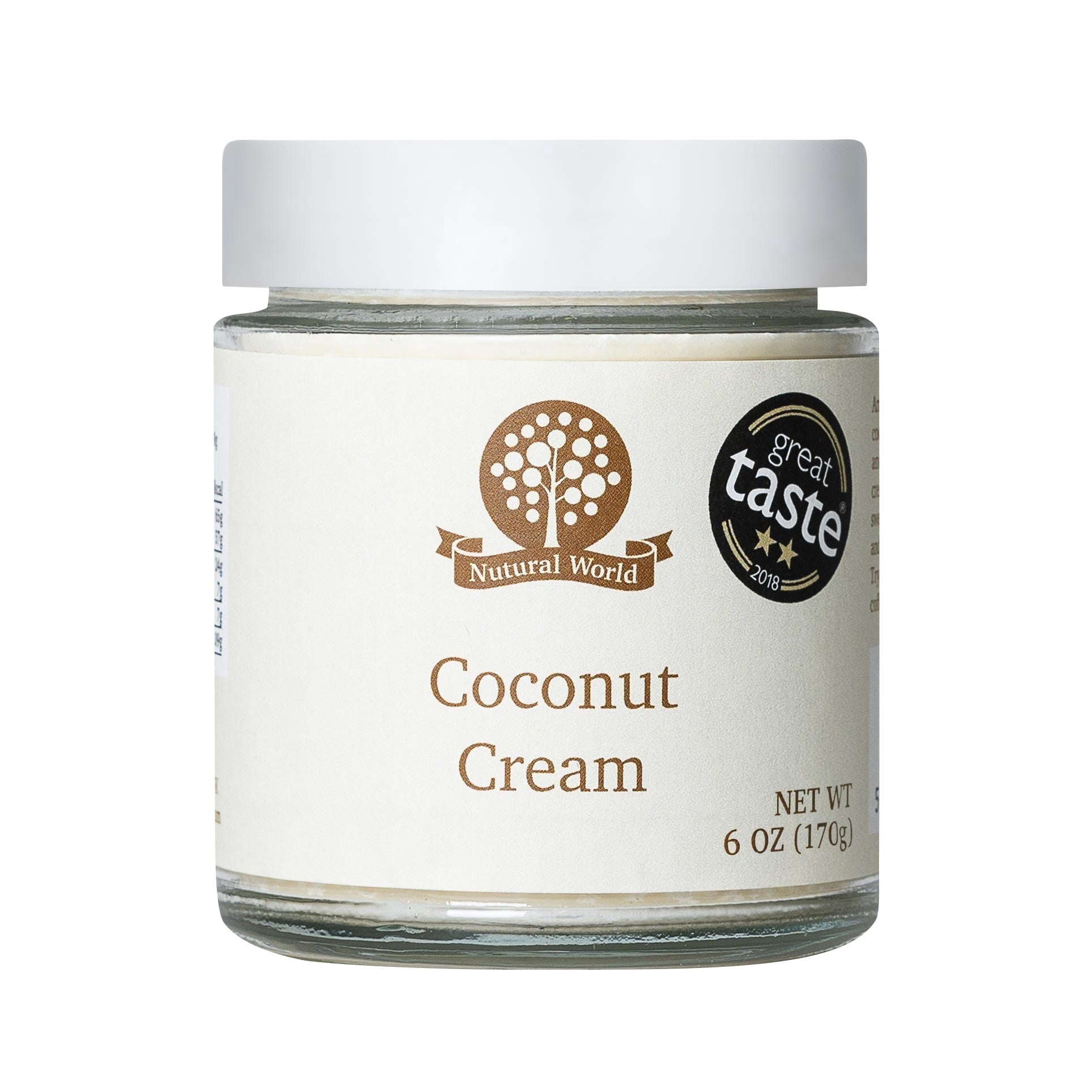 Nutural World - Coconut Cream 6 oz (170g) - Great Taste Award Winner ...