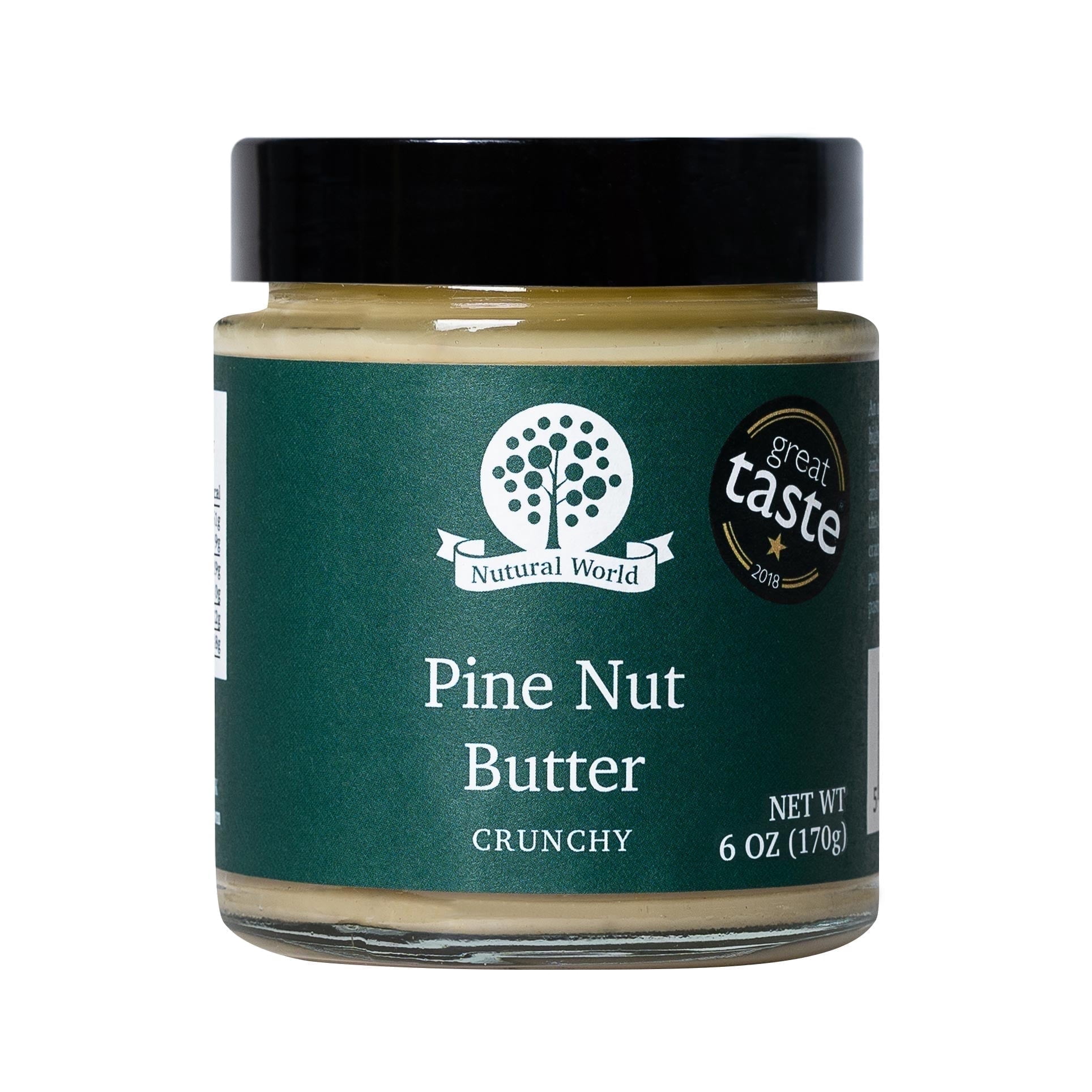 Nutural World - Crunchy Pine Nut Butter 6 oz (170g) - Great Taste Award ...