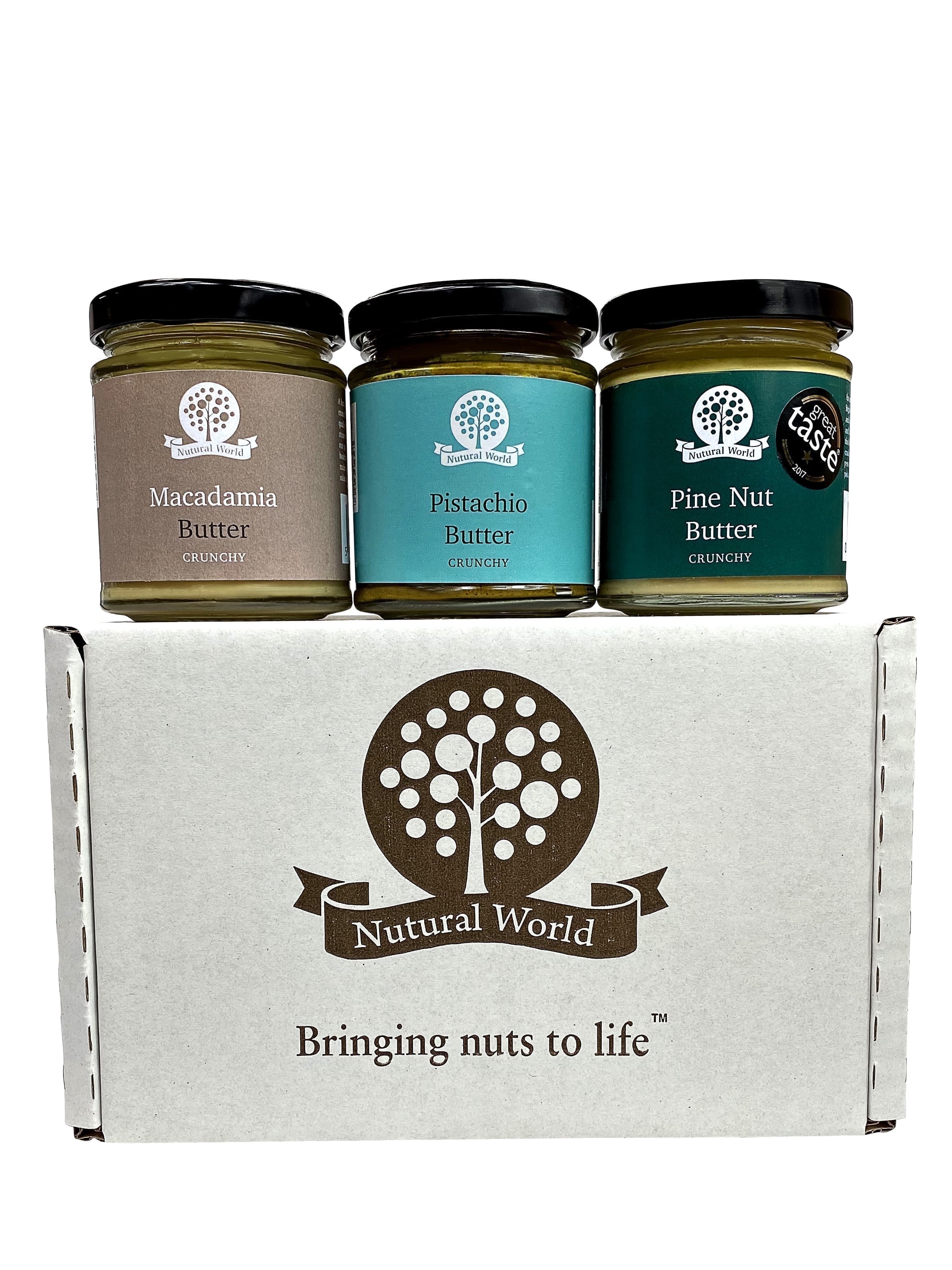 Nutural World - Luxury Nut Butter Collection - Crunchy (Set of 3) - 6 ...