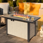 Evita 42" Propane Fire Pits for Outdoor 50,000 BTU Gas Fire Pit Table ...