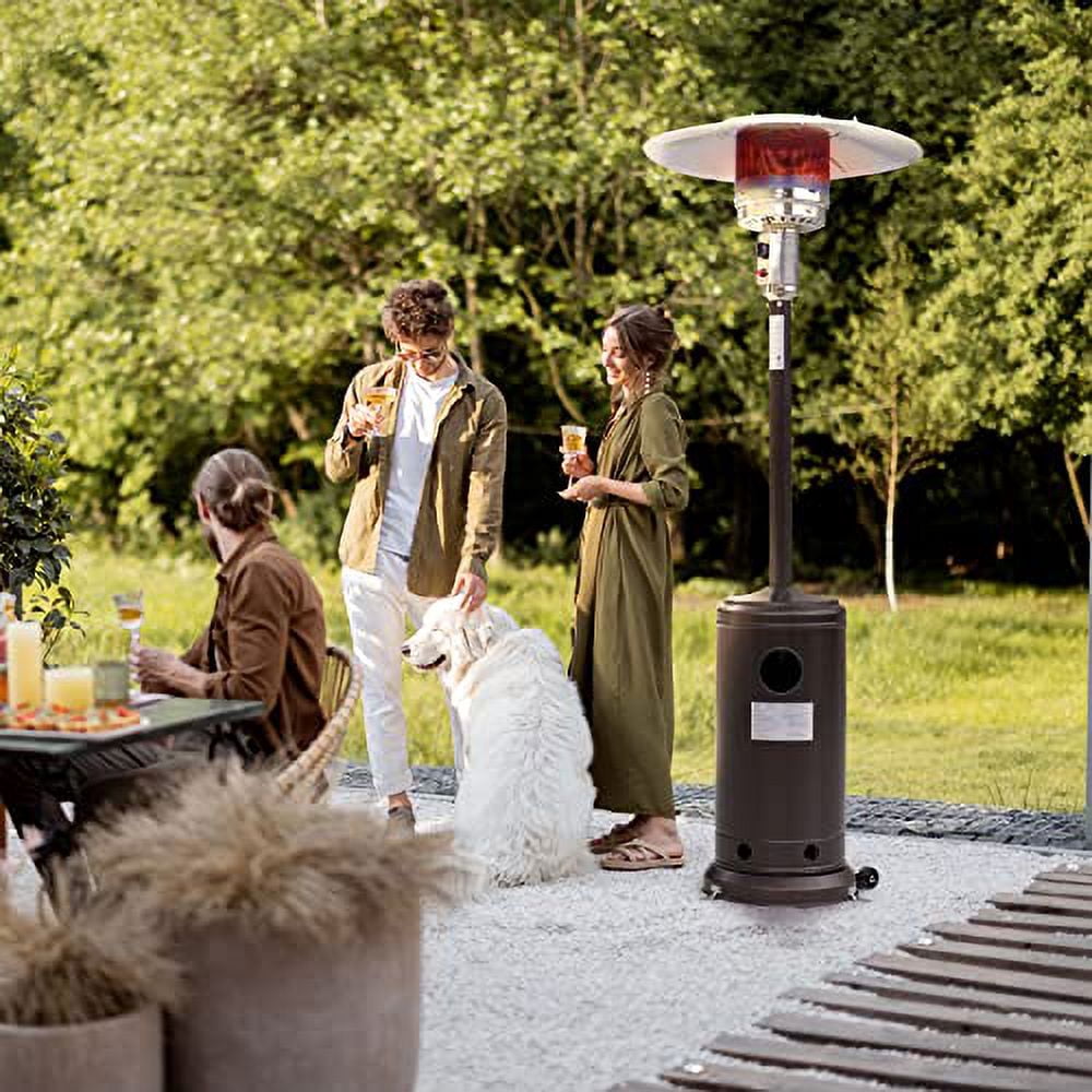Nuu Garden Outdoor Propane Patio Heater, 46,000 BTU Gas Outdoor Heater ...