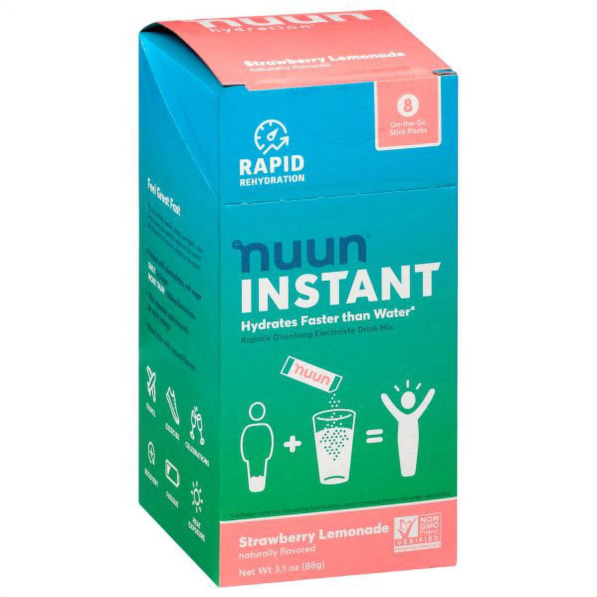 Nuun - INSTANT Rapidly Dissolving Electrolyte Drink Mix Strawberry ...