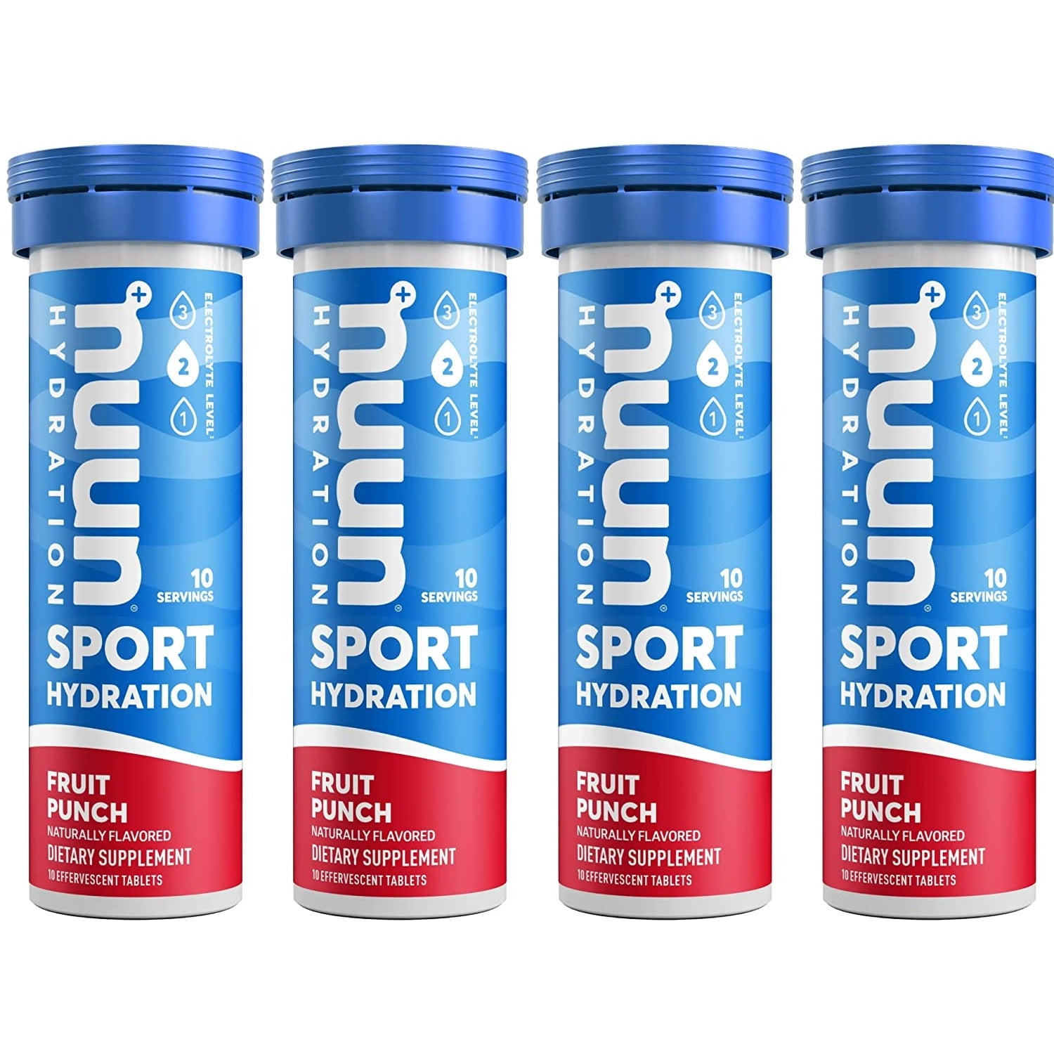 Nuun Sport Hydration & Electrolyte Replacement Tablets - Fruit Punch ...