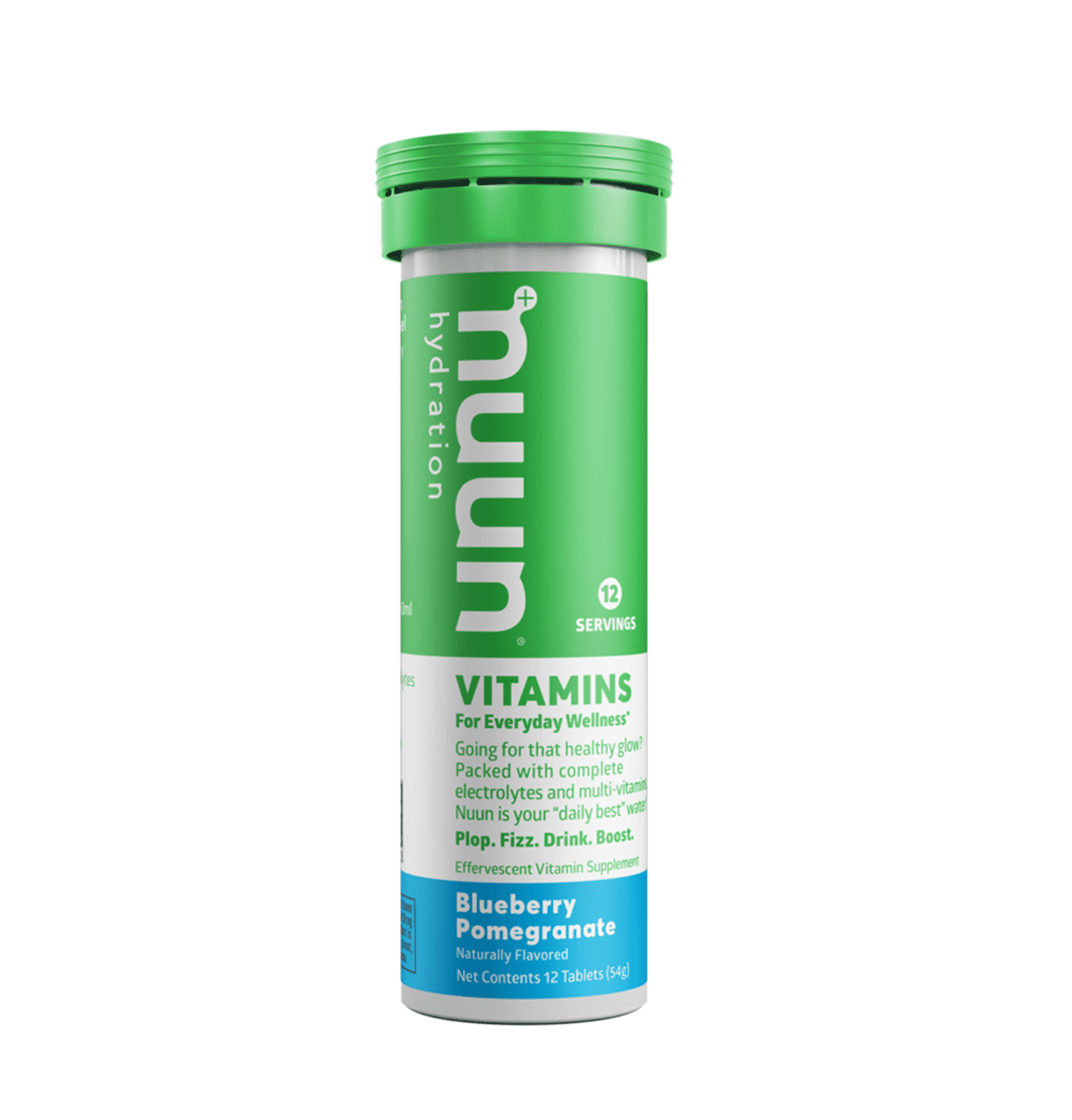 Nuun Vitamins: Effervescent Electrolyte Hydration Tablets, Blueberry ...